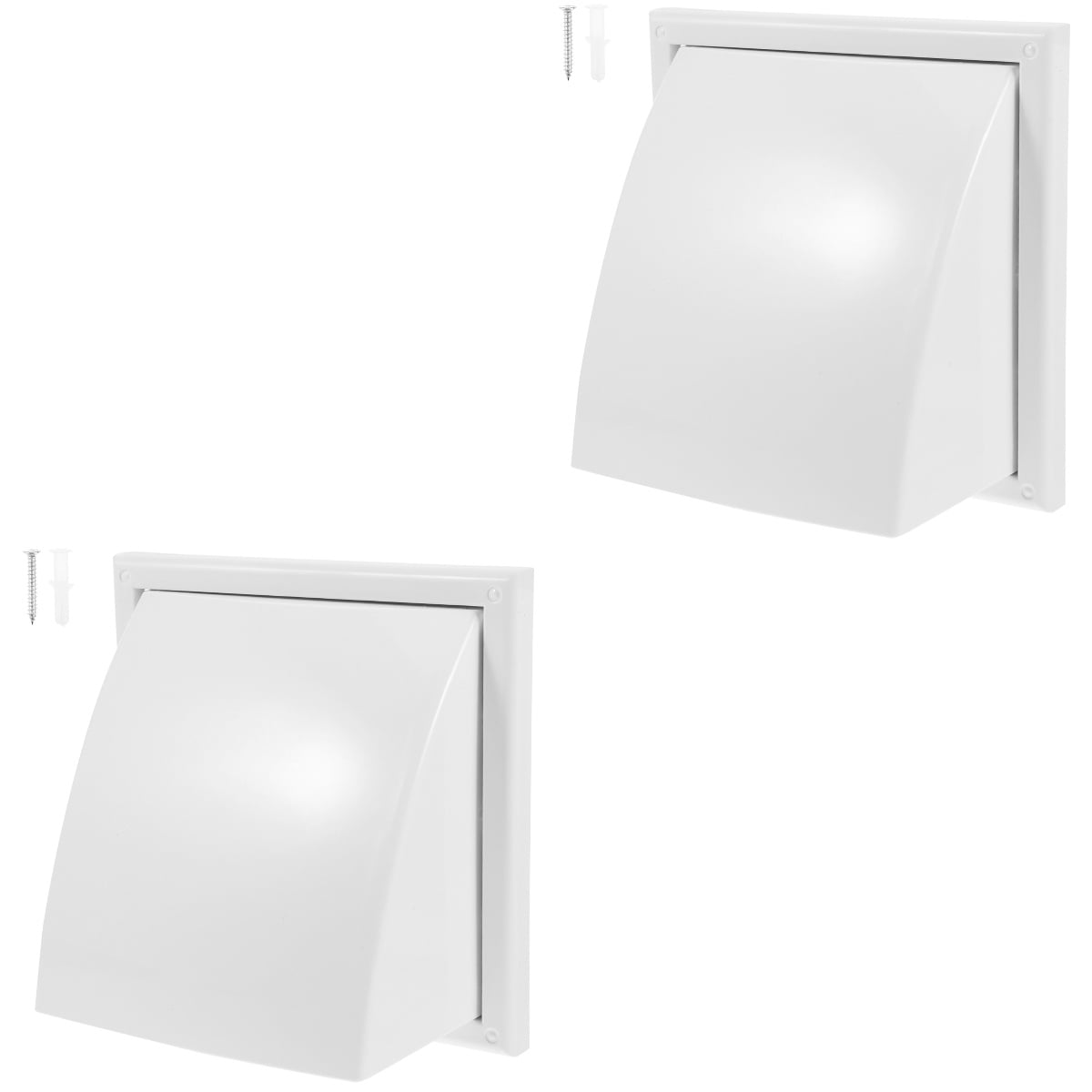 MLINS 2pcs Exhaust Hood Vent Cap Outlet Exhaust Vent Duct Cover Air ...