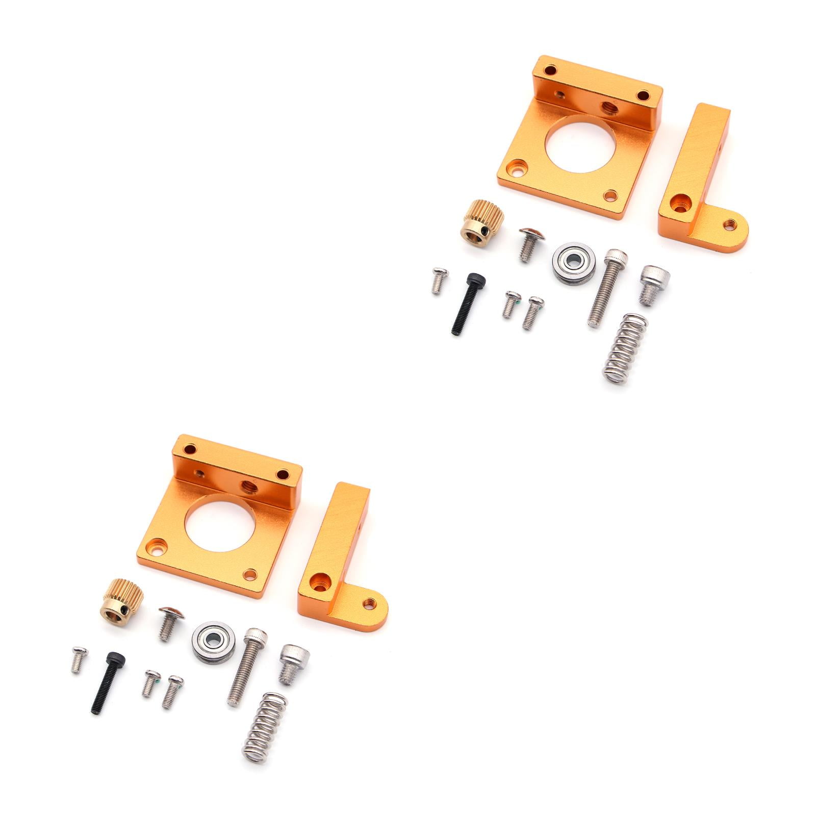MLINS 2pcs Extruder Aluminum Frame Block DIY Kit Filament Extrusion ...
