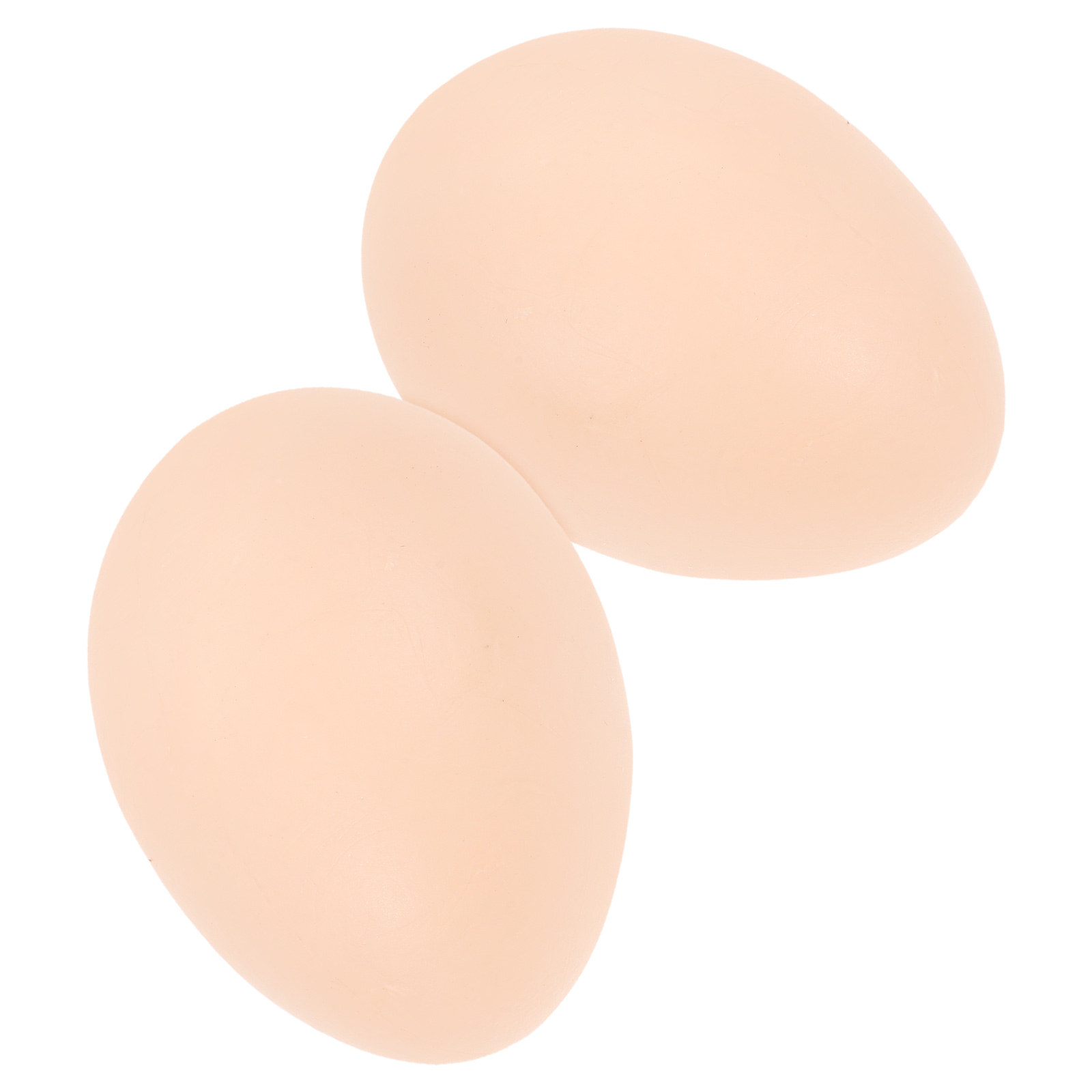 MLINS 2pcs Fake Eggs DIY Egg Props Painting Eggs Simulation Eggs ...