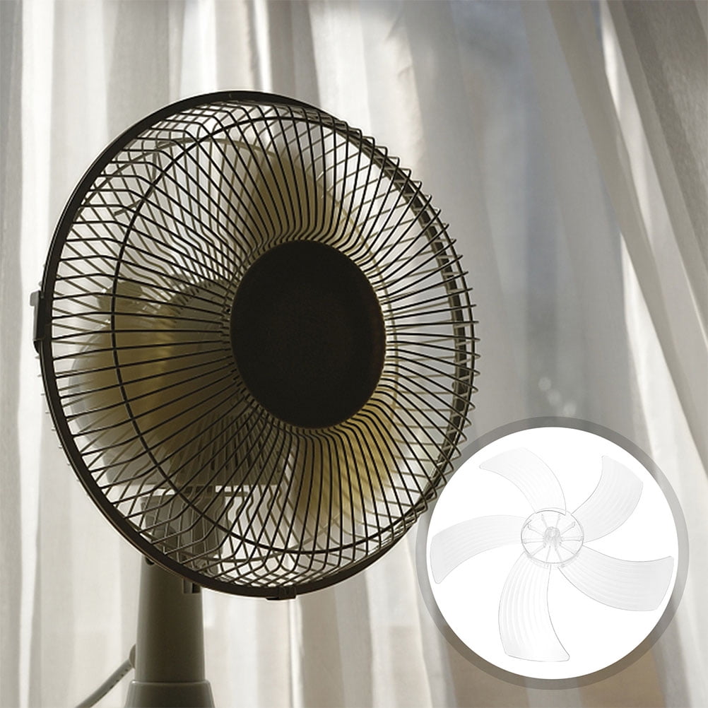 MLINS 2pcs Fan Blade 5-leaves Plastic Fan Blade Table Fan Blade For ...