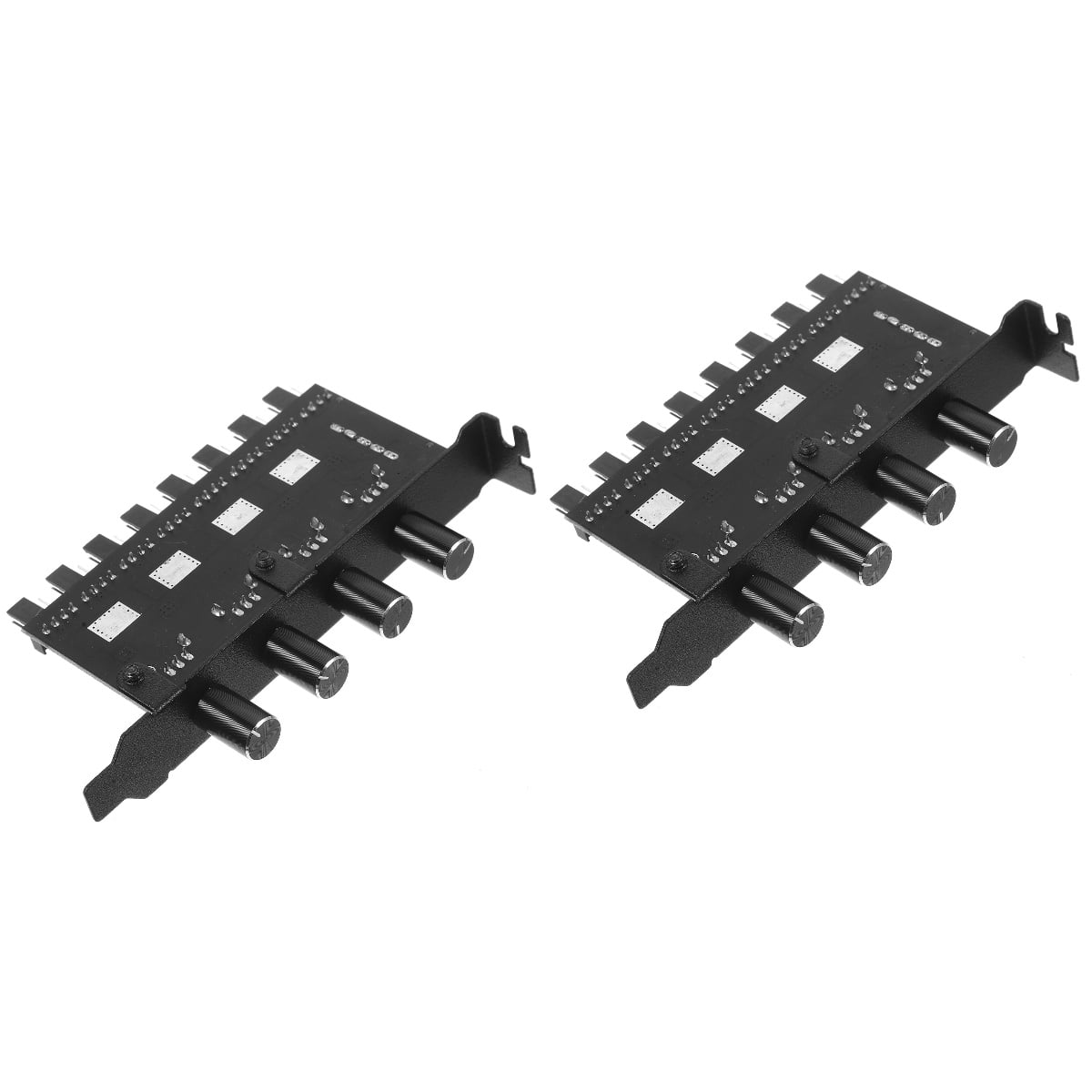 MLINS 2pcs Fan Controller Pc Cooling Fan Hub Pc Case Hub Adapter ...