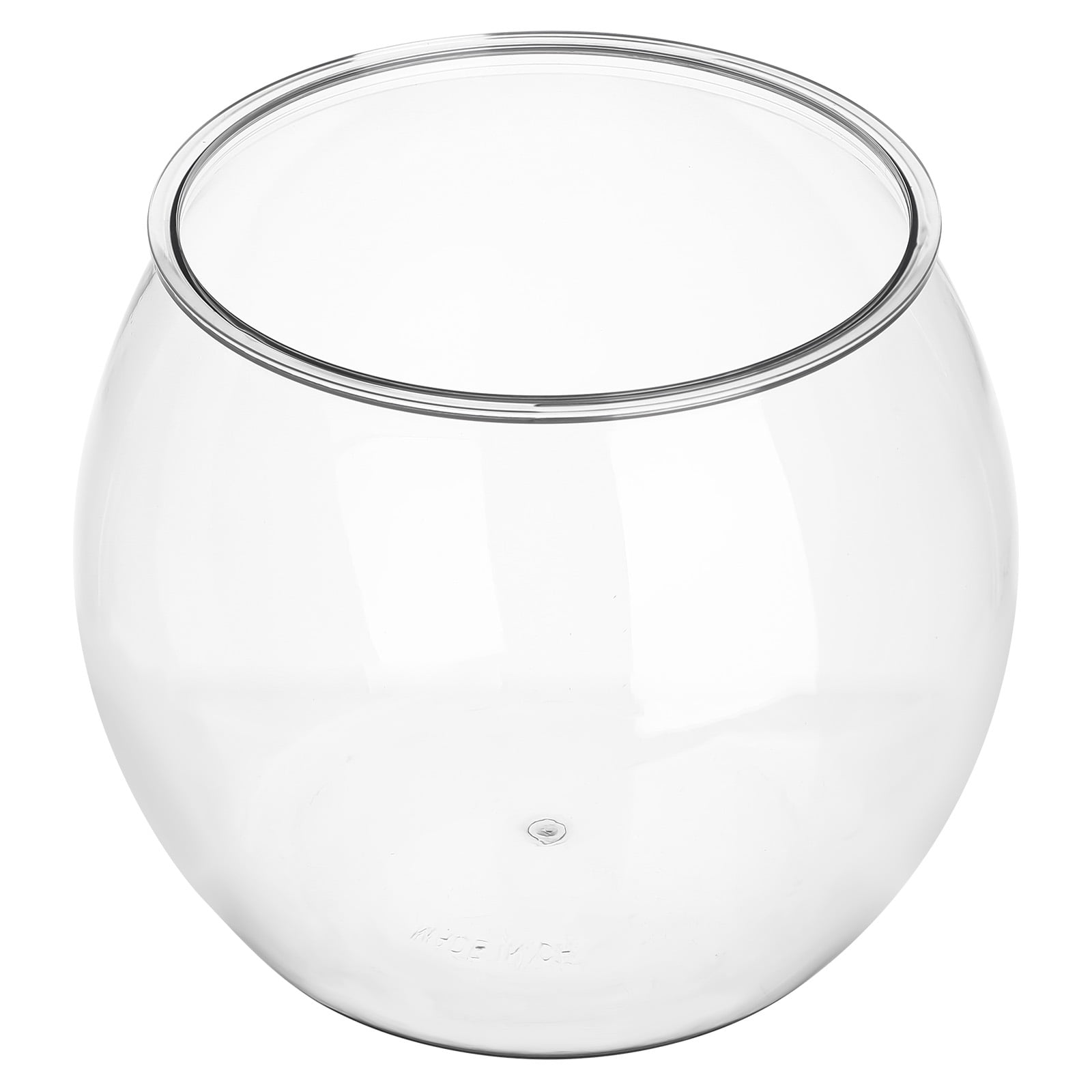 MLINS 2pcs Fish Bowl Plastic Transparent Small Aquarium Small Fish Tank ...