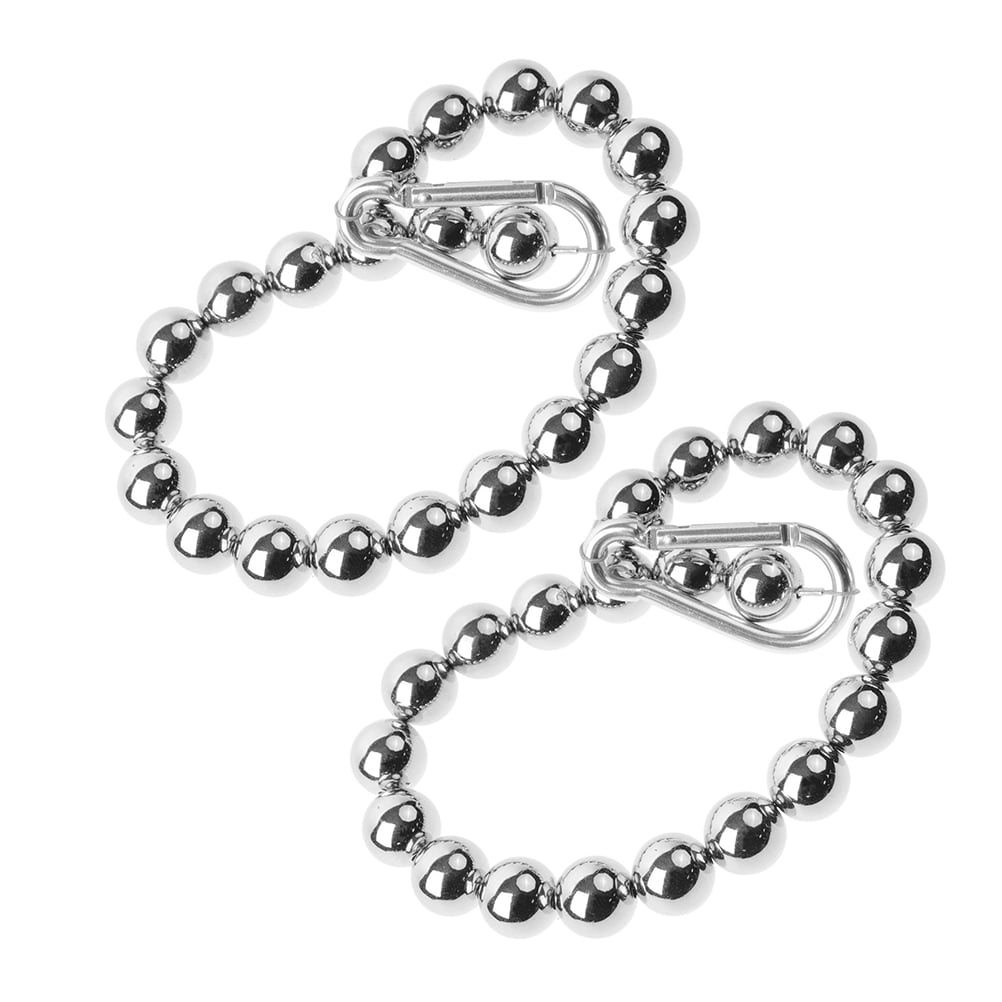 MLINS 2pcs Flag Pole Accessories Flagpole Beaded Rings with Elegant ...