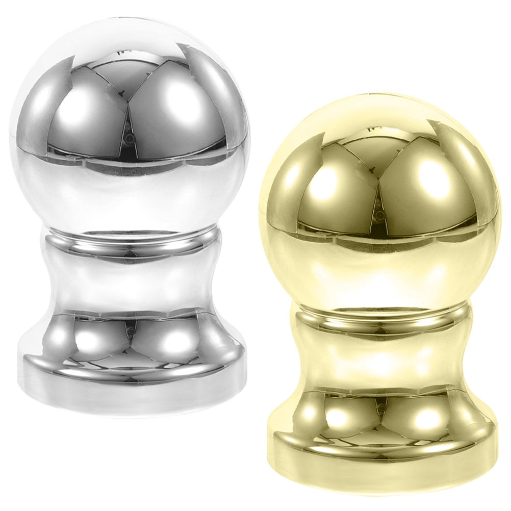 MLINS 2pcs Flag Poles Ball Toppers Flagpole Finial Balls Flag Pole Ball Topper Ornaments ...