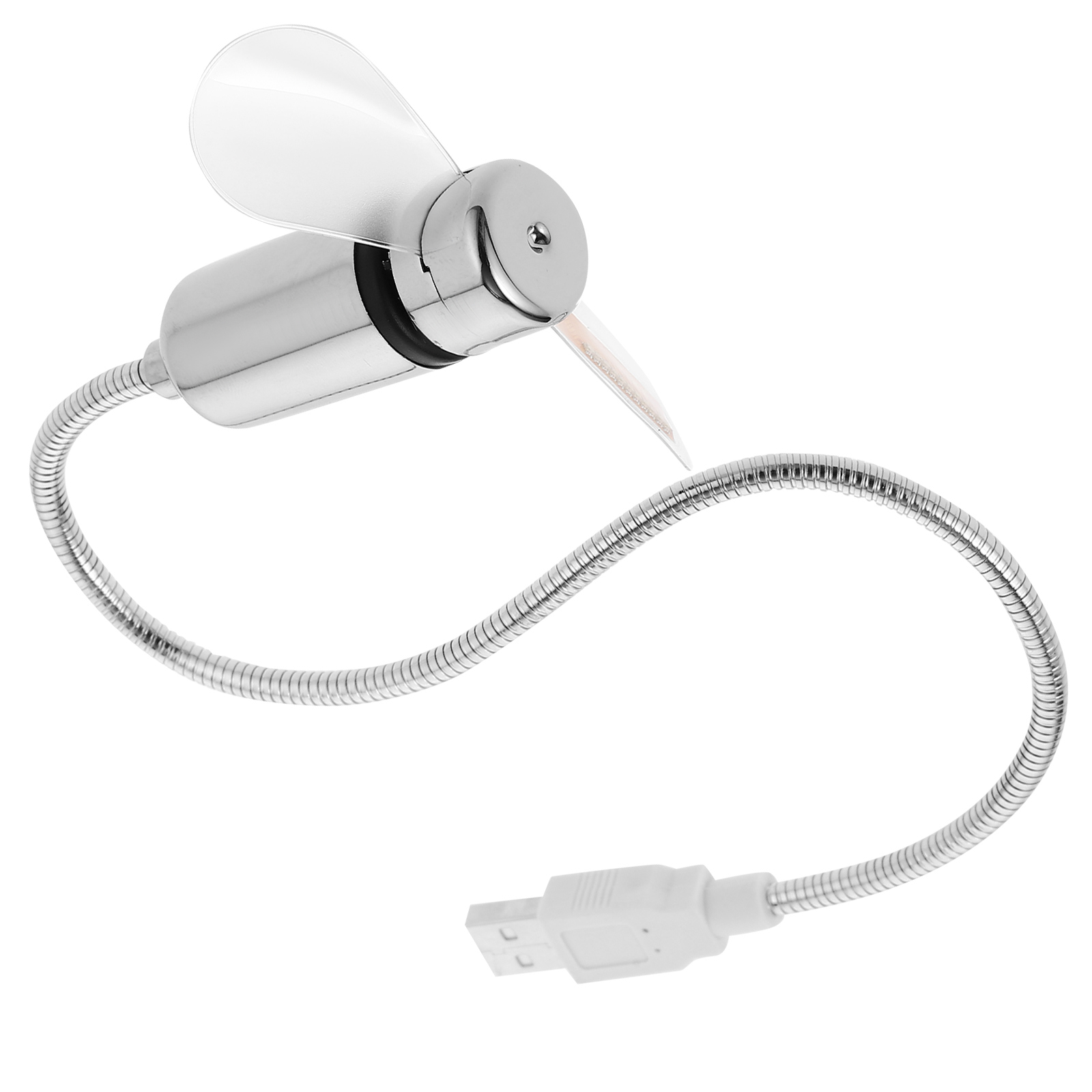 MLINS 2pcs Flexible Mini USB LED Cooling Flashing Fan Programmable Edit ...