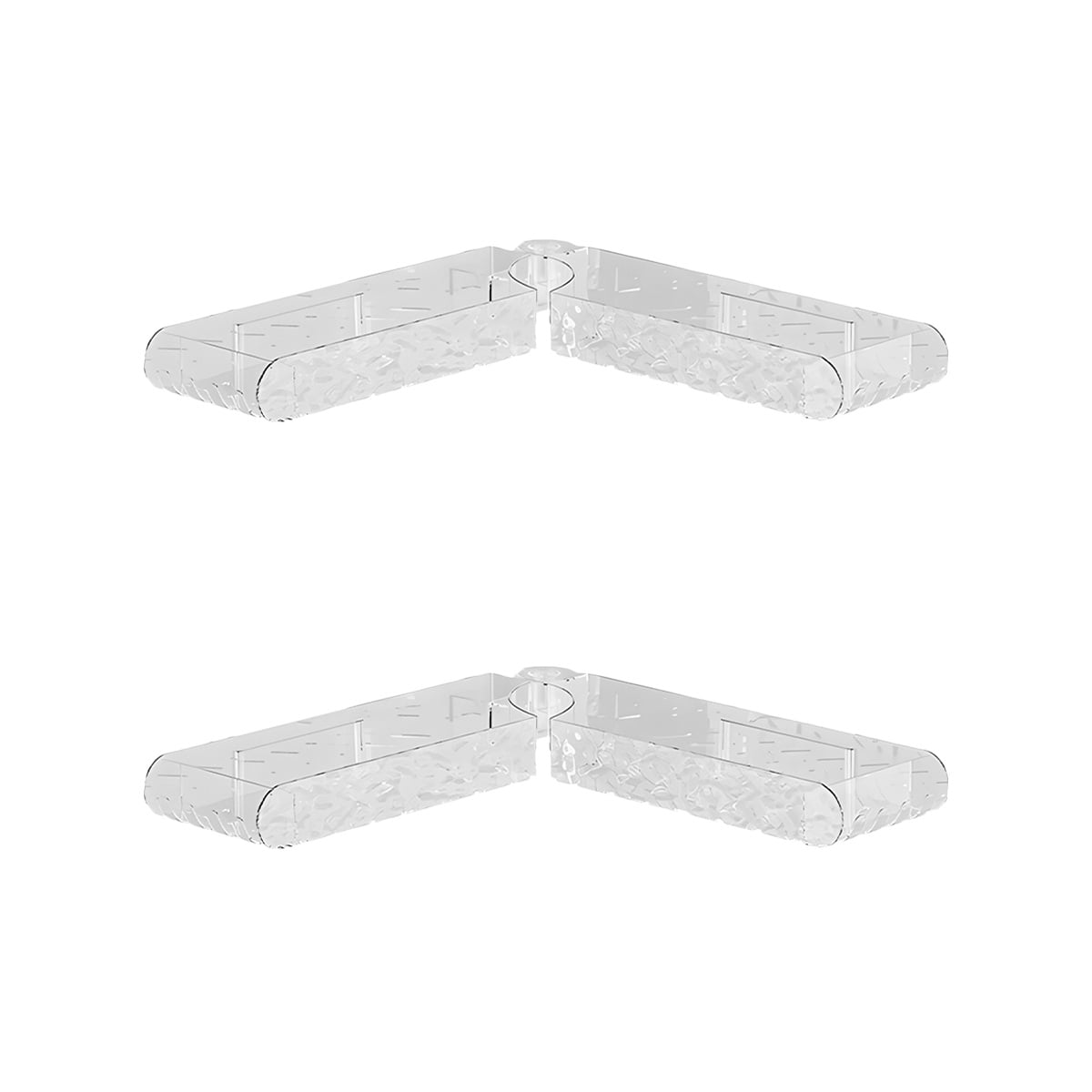 MLINS 2pcs Floating Shelf Bedroom Display Shelf Wall Mounted Display ...