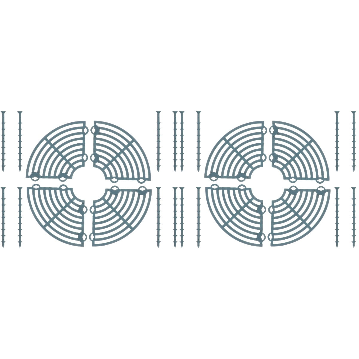 MLINS 2pcs Flowerpot Plastic Soil Cover Flowerpot Dog Digging Stopper ...