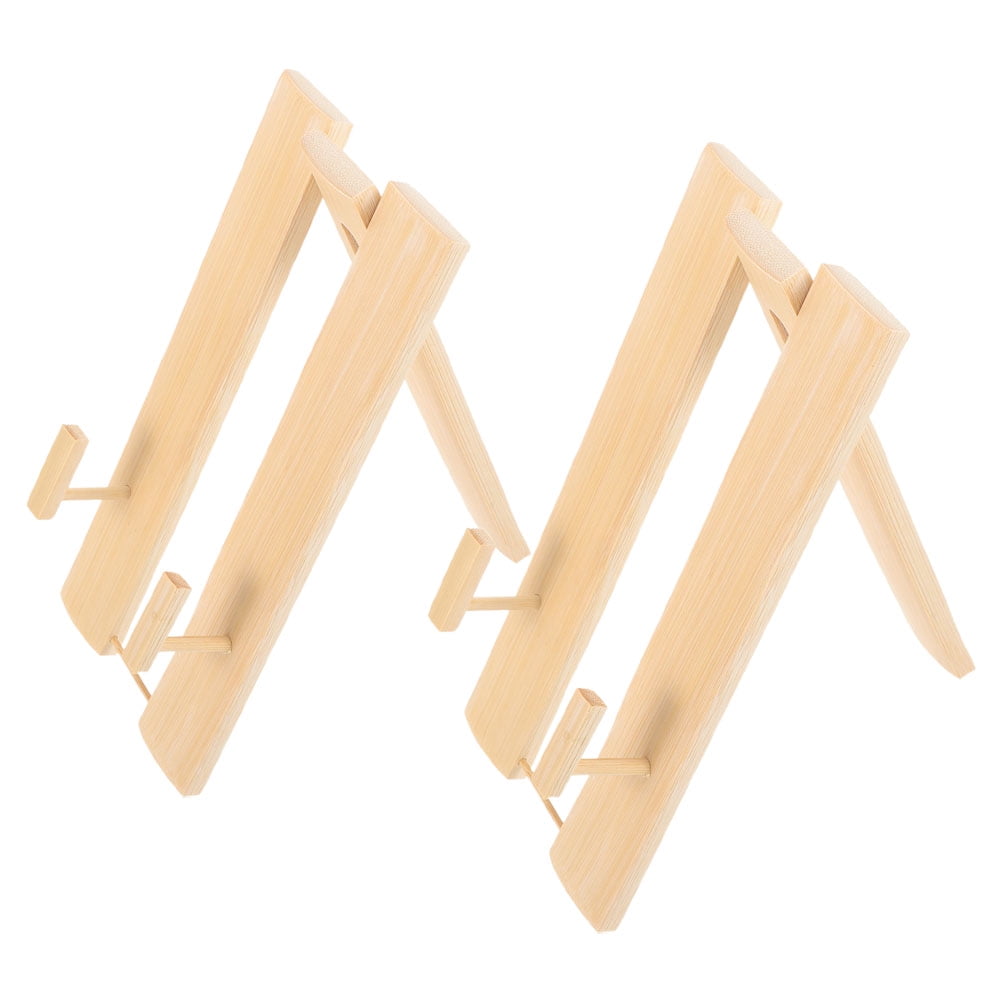 MLINS 2pcs Vintage Wood Fan Bracket Stand for Japanese Folding Fans ...