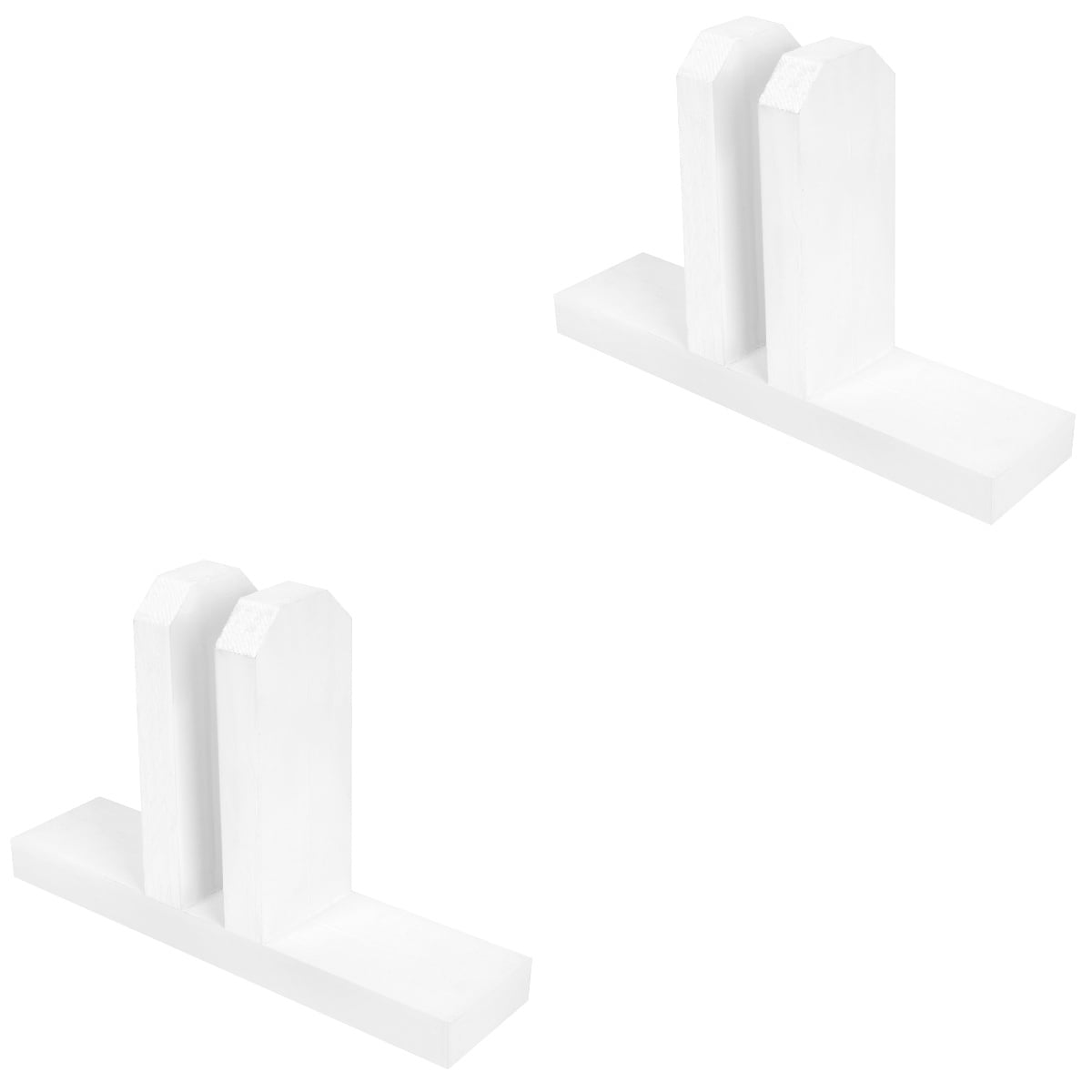 MLINS 2pcs Freestanding Fence Fixing Wood Feet Bracket Fence Wooden ...