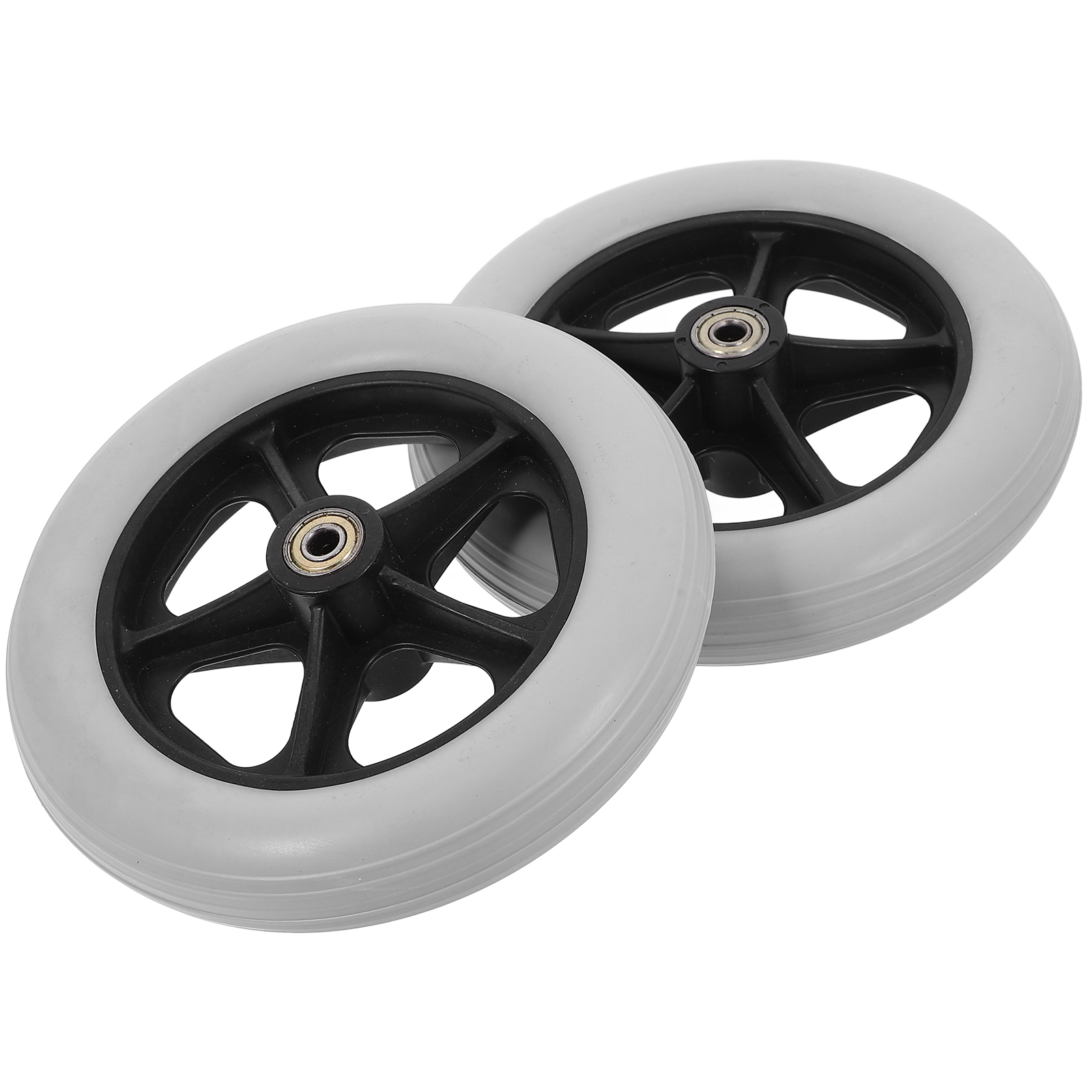 MLINS 2pcs Front Wheel for Wheelchair and Walker Replacement Wheelchair ...
