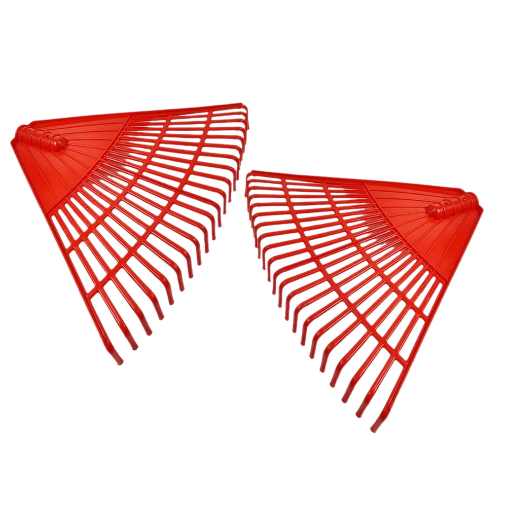 MLINS 2pcs Garden Pine Needle Rake Portable Plastic Lawn Rake Garden ...