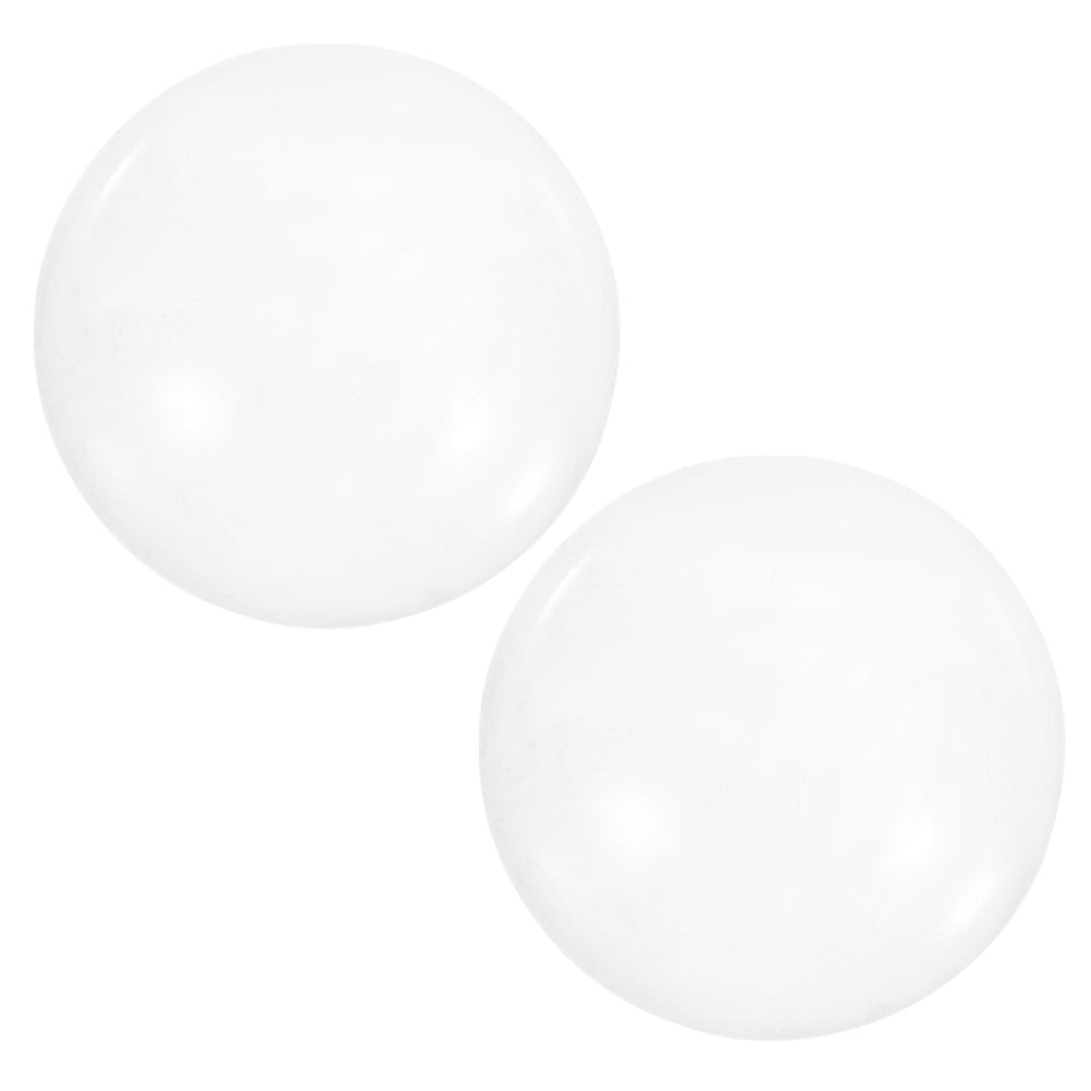 MLINS 2pcs Glass Paperweight for Calligraphy and Decor Transparent Desk ...