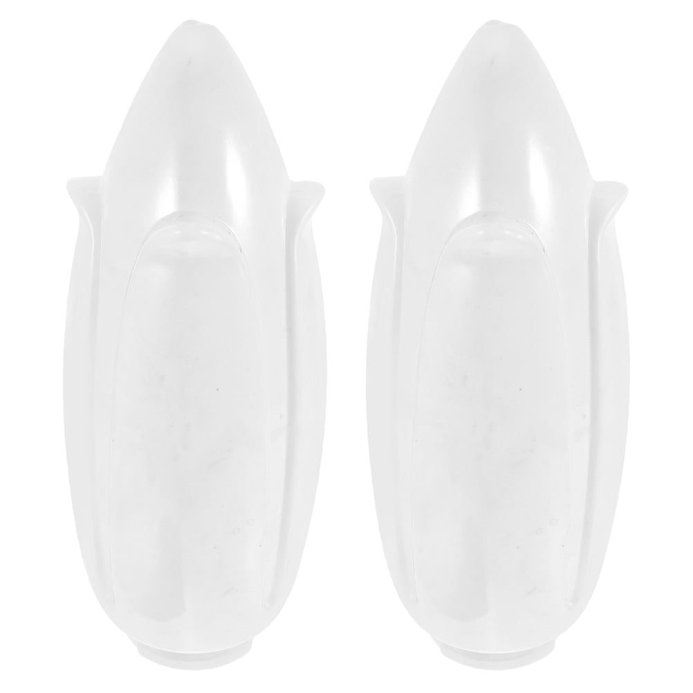 MLINS 2pcs Globe Light Bulb Covers For Outdoor Light Fixtures White ...