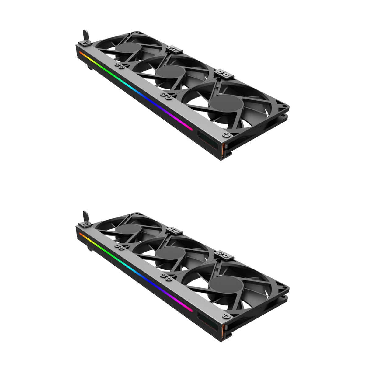 MLINS 2pcs Graphic Card Cooler ARGB 3-pin Air Cooling Device Computer ...