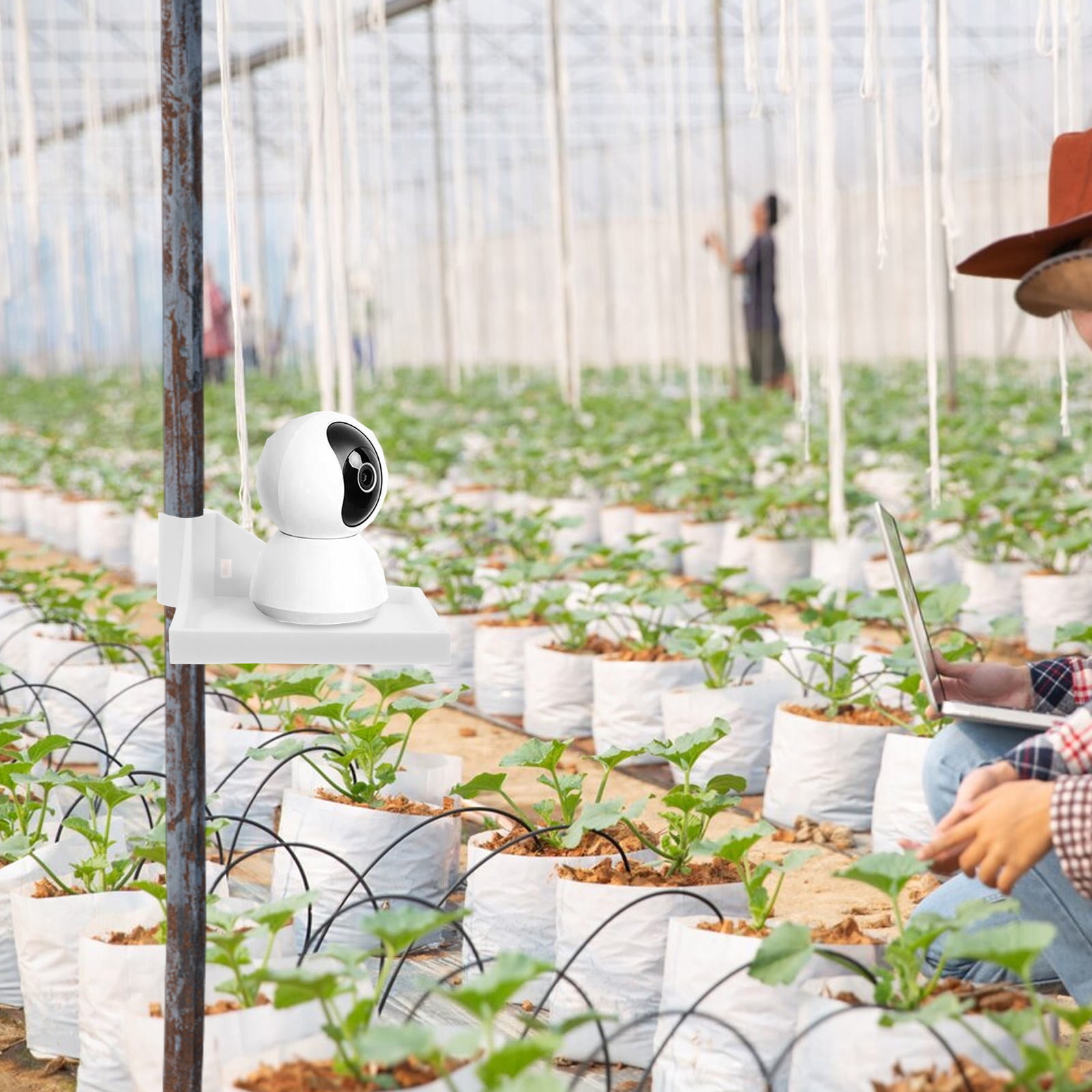 MLINS 2pcs Grow Tent Corner Brackets Stand Mounting Hygrometer Camera ...