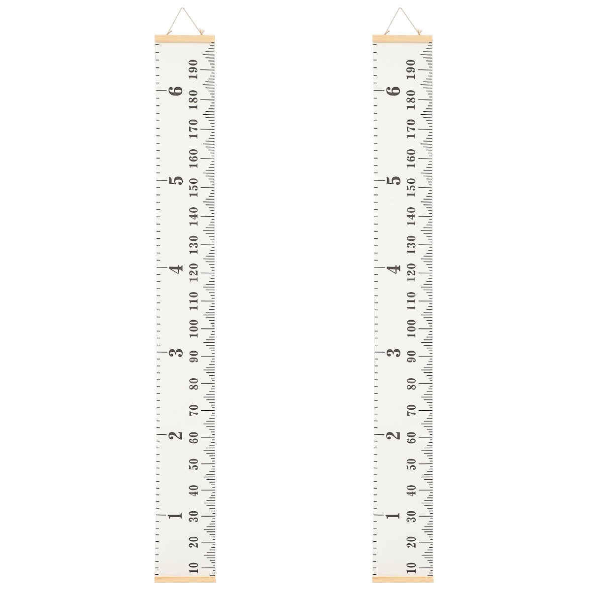 MLINS 2pcs Growth Height Chart Wall Hanging Growth Chart Removable ...