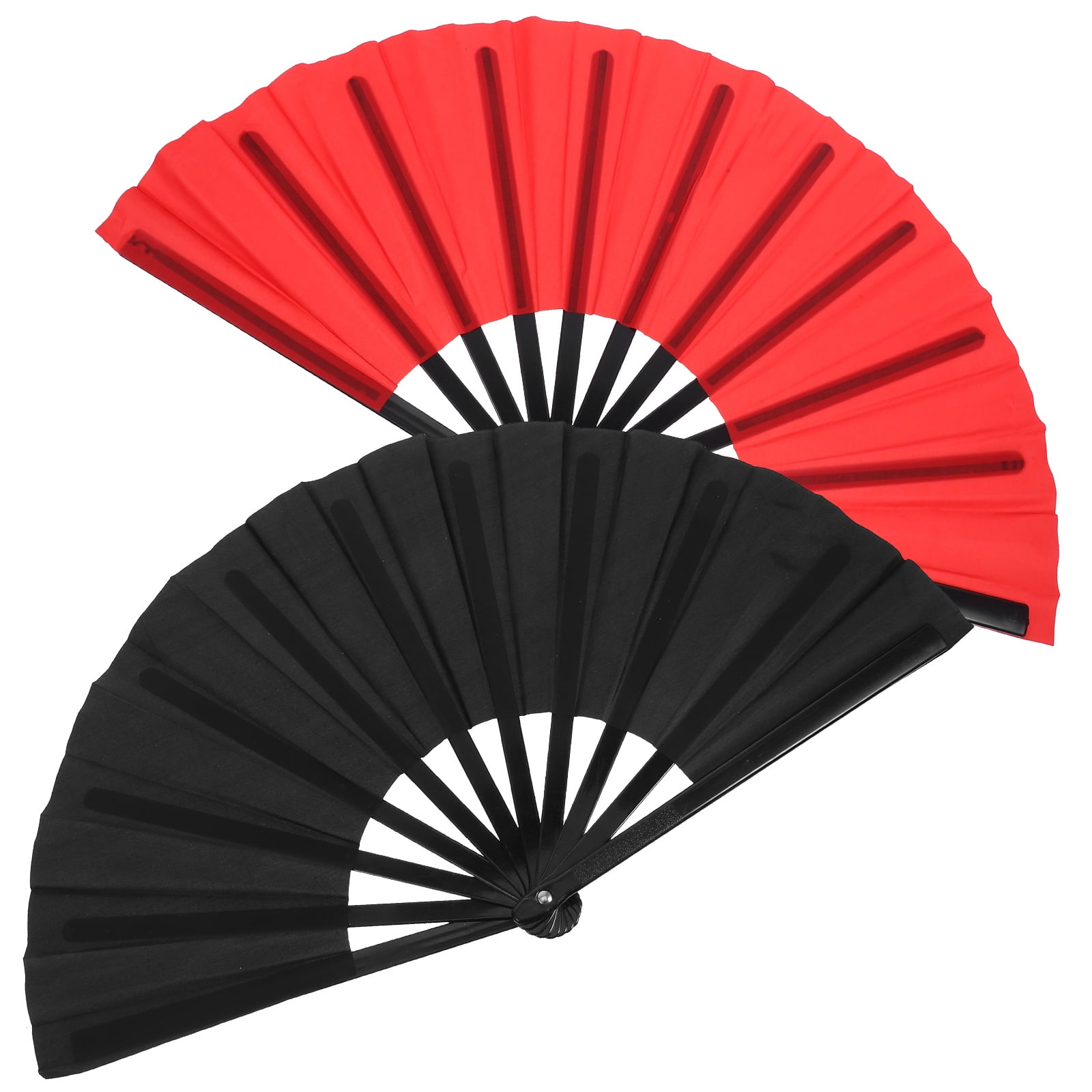 MLINS 2pcs Handheld Fans Kung Fu Fan Foldable Fans Decorative Folding ...