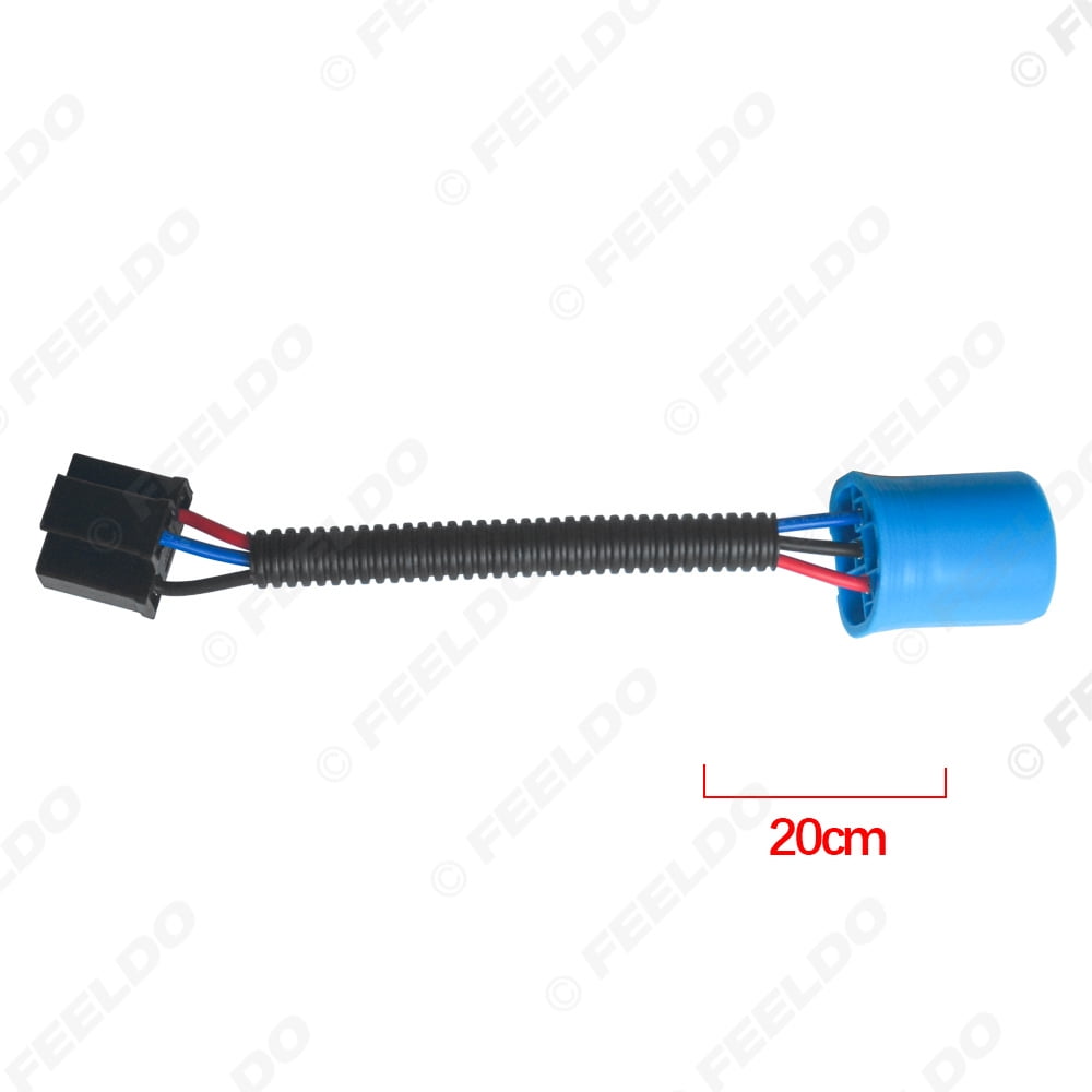 MLINS 2pcs Headlight Conversion Cable Connector Adapter Car Headlight ...