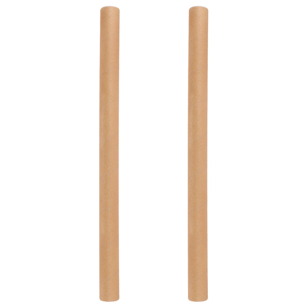 MLINS 2pcs Heavy-Duty Kraft Paperboard Mailing Tubes Art Print Storage ...