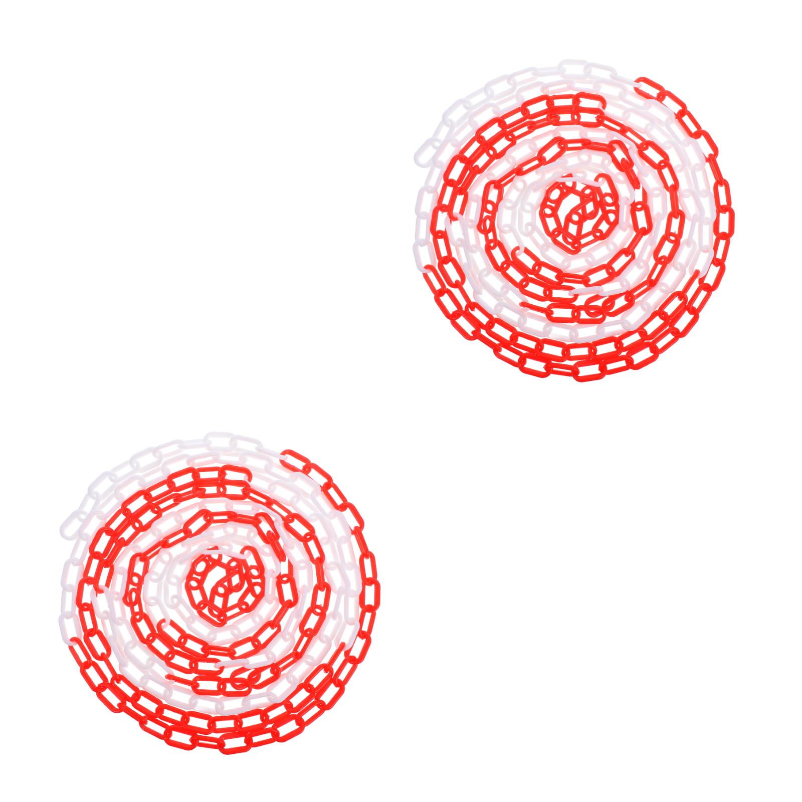 MLINS 2pcs Heavy Duty Plastic Chain For Crowd Control Traffic ...