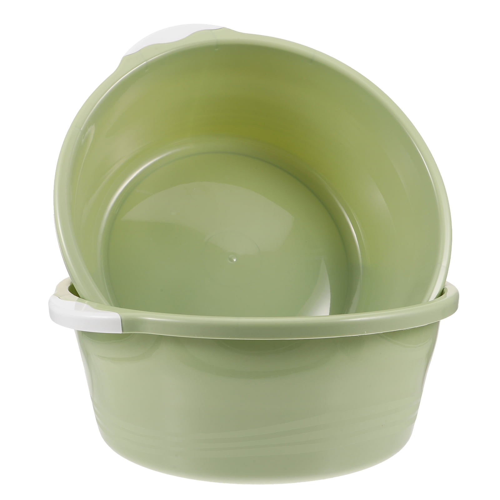 MLINS 2pcs Home Bathroom Wash Basin Plastic Wash Basin Home Foot Basin ...