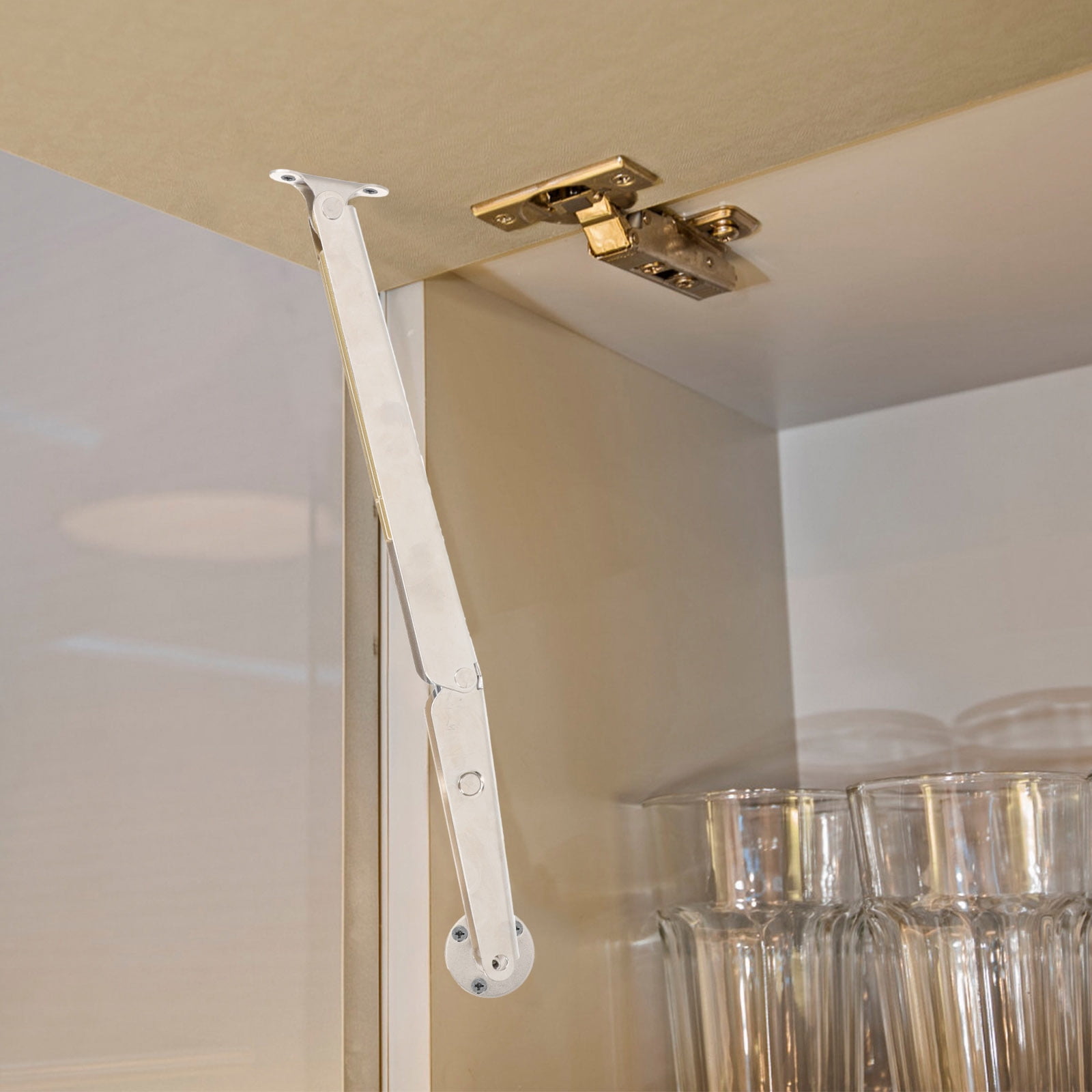 MLINS 2pcs Hydraulic Gas Struts for Cabinet Support Hinges Telescopic ...