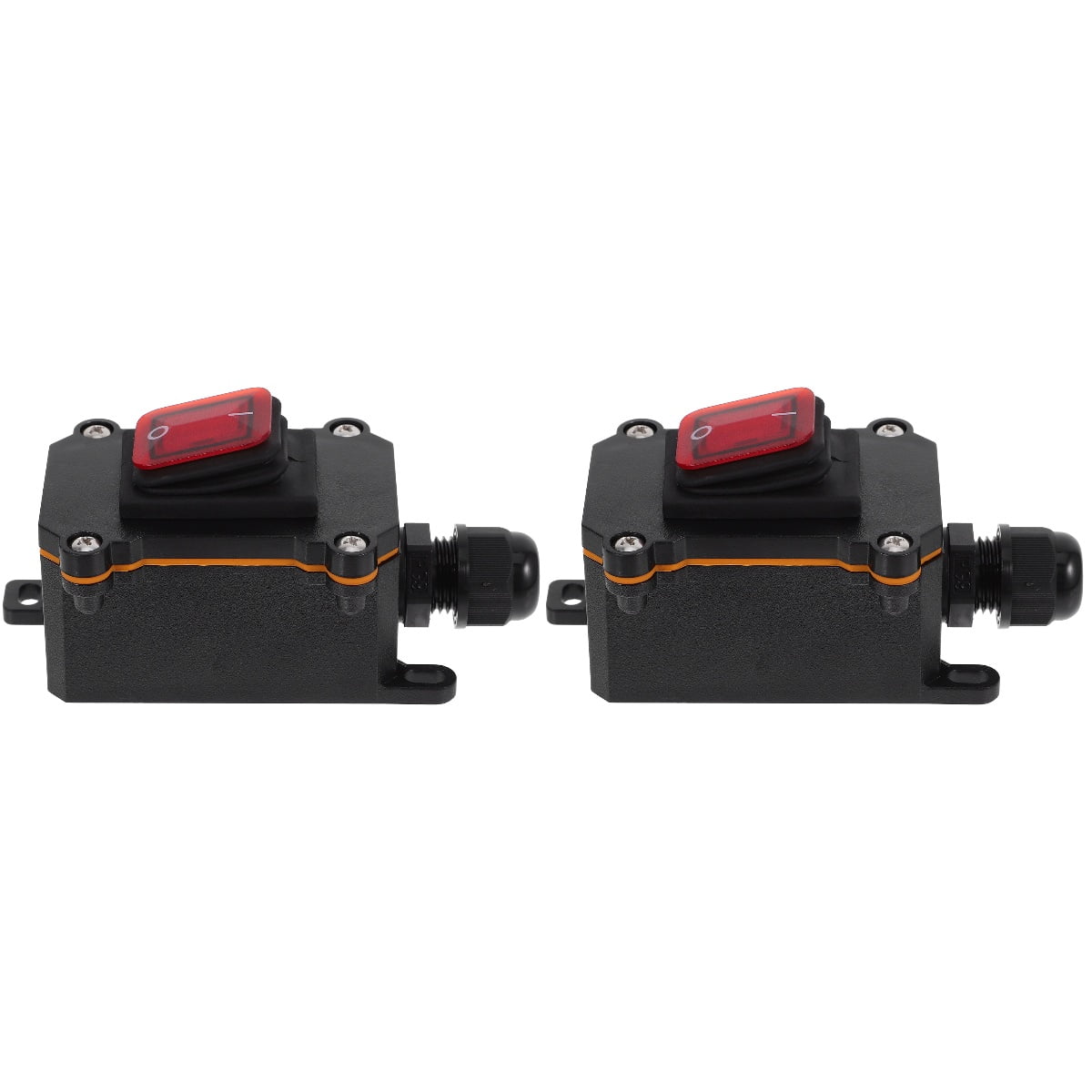 MLINS 2pcs Inline Cord Toggle Switch On Off Toggle Switch Outdoor Heavy ...