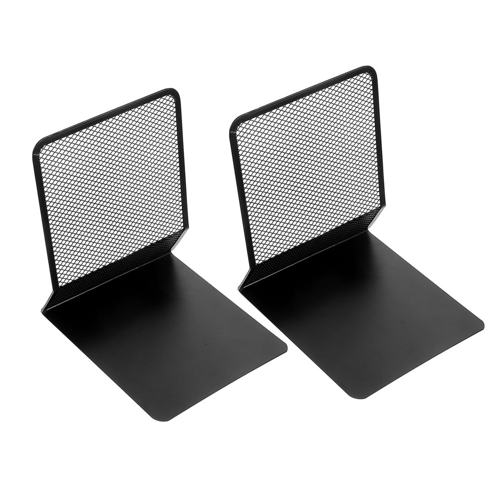 MLINS 2pcs Iron Mesh Wire Bookshelf Tabletop Bookshelf Book Stand Book ...