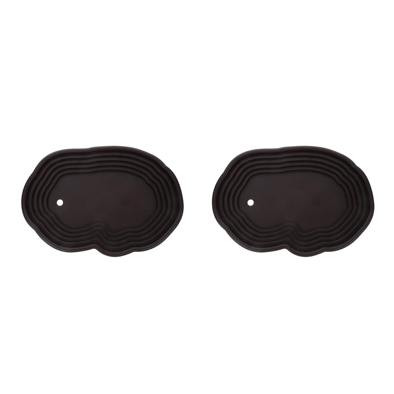 MLINS 2pcs Large Turtle Bathing Tub With Ramp Reptile Feeding Dish ...