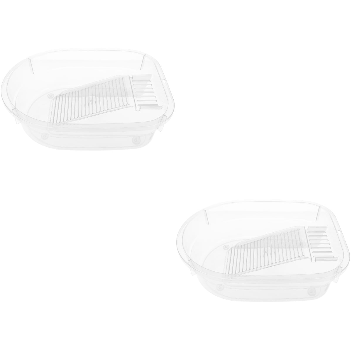 MLINS 2pcs Laundry Basin Laundry Wash Basin With Washboard Bathroom ...