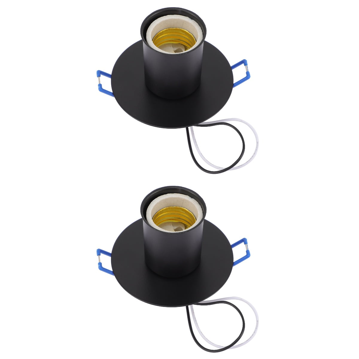 MLINS 2pcs Light Socket E27 Light Socket Lamp Socket 8cm Ceiling ...