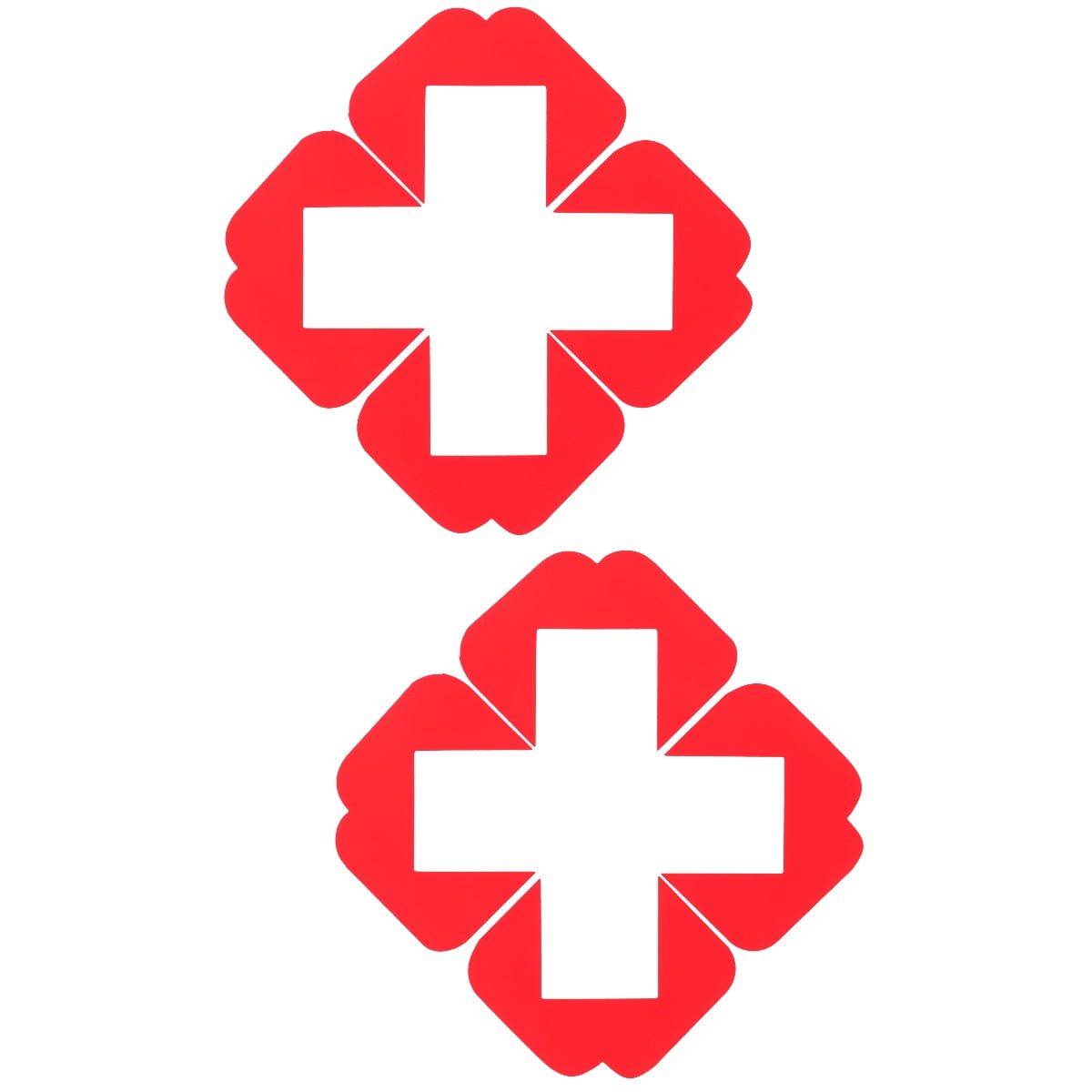 MLINS 2pcs Medical Emergency Logo Safety Signage Label Hospital Decal ...