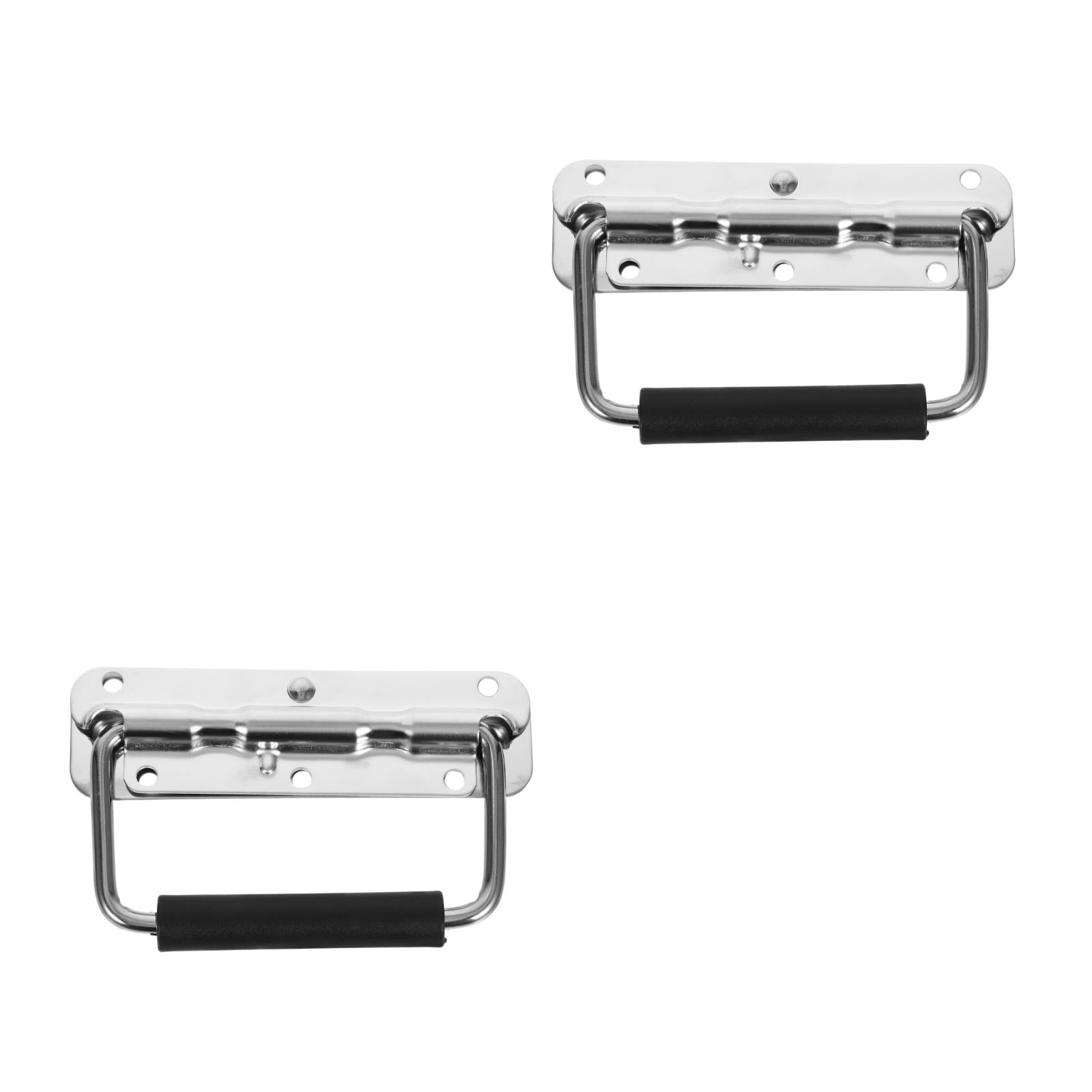 MLINS 2pcs Metal Handles Hardware Folding Pull Handle Steel Folding ...
