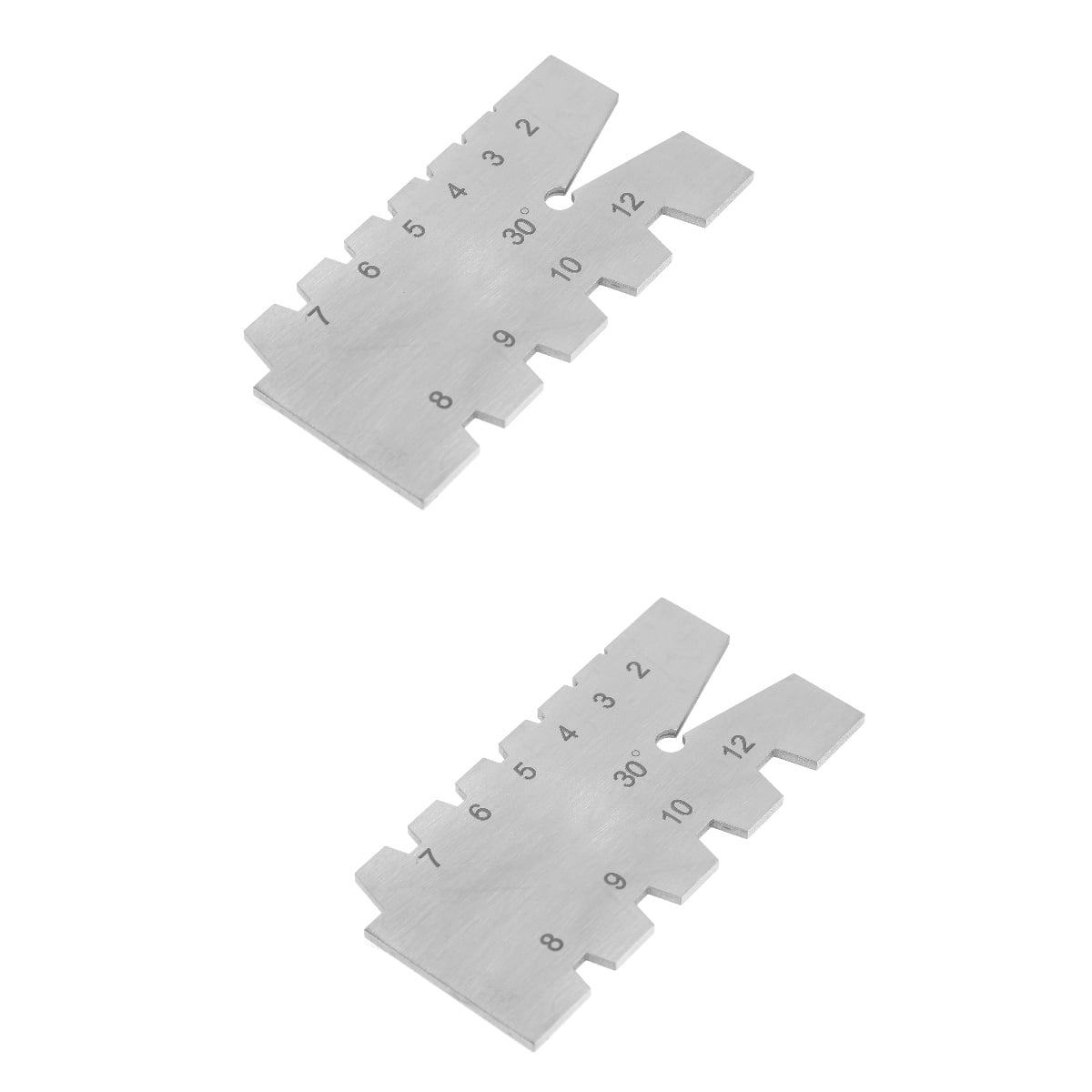 MLINS 2pcs Metalworking Screw Thread Gauge 30 Degree Cutting Angle ...