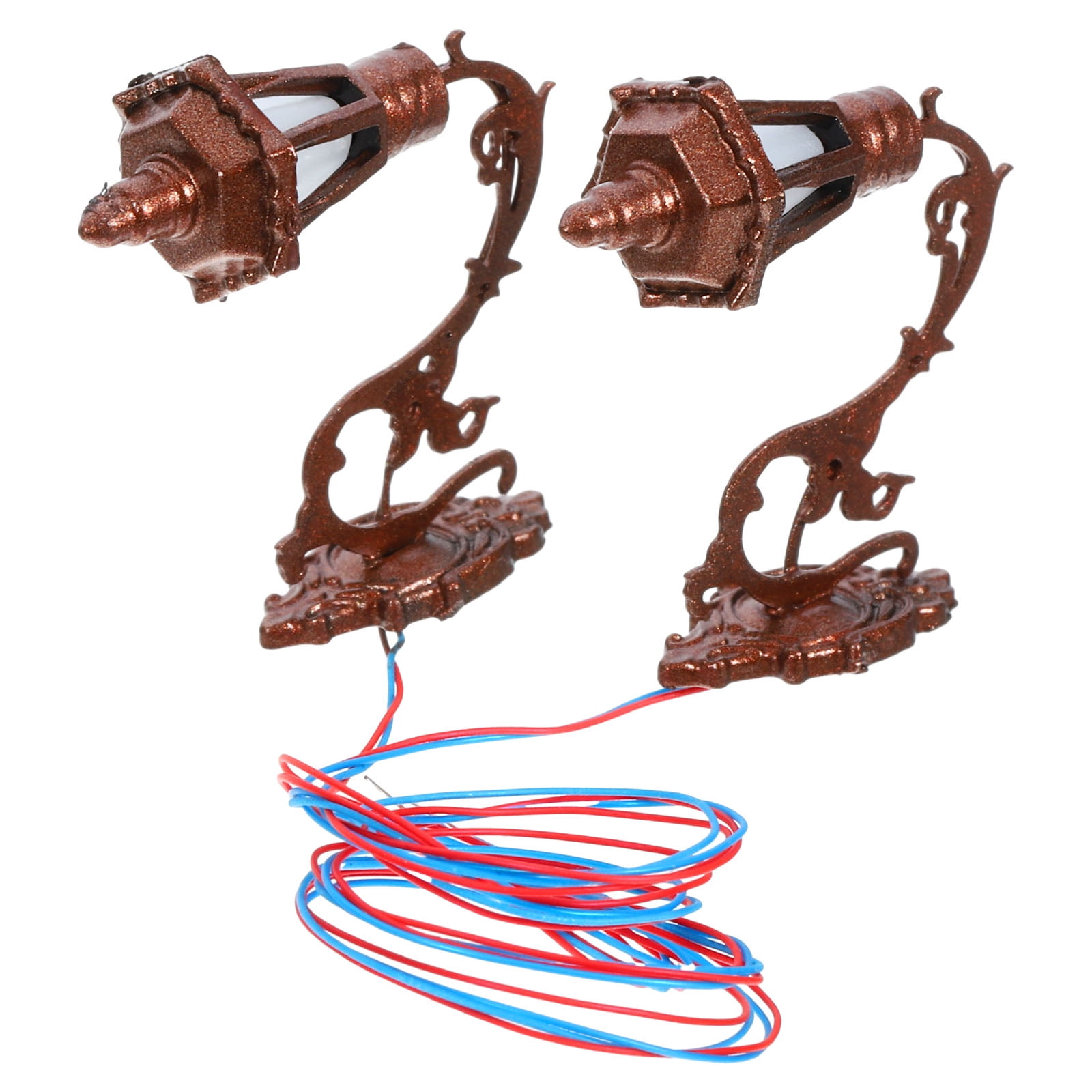 MLINS 2pcs Micro Landscape Garden Lamp Models DIY Miniature Model Sand ...