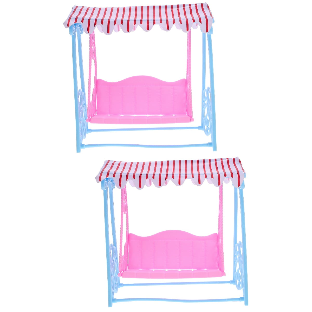 MLINS 2pcs Mini Doll Swing Doll House Accessory Doll Swing Prop Doll ...