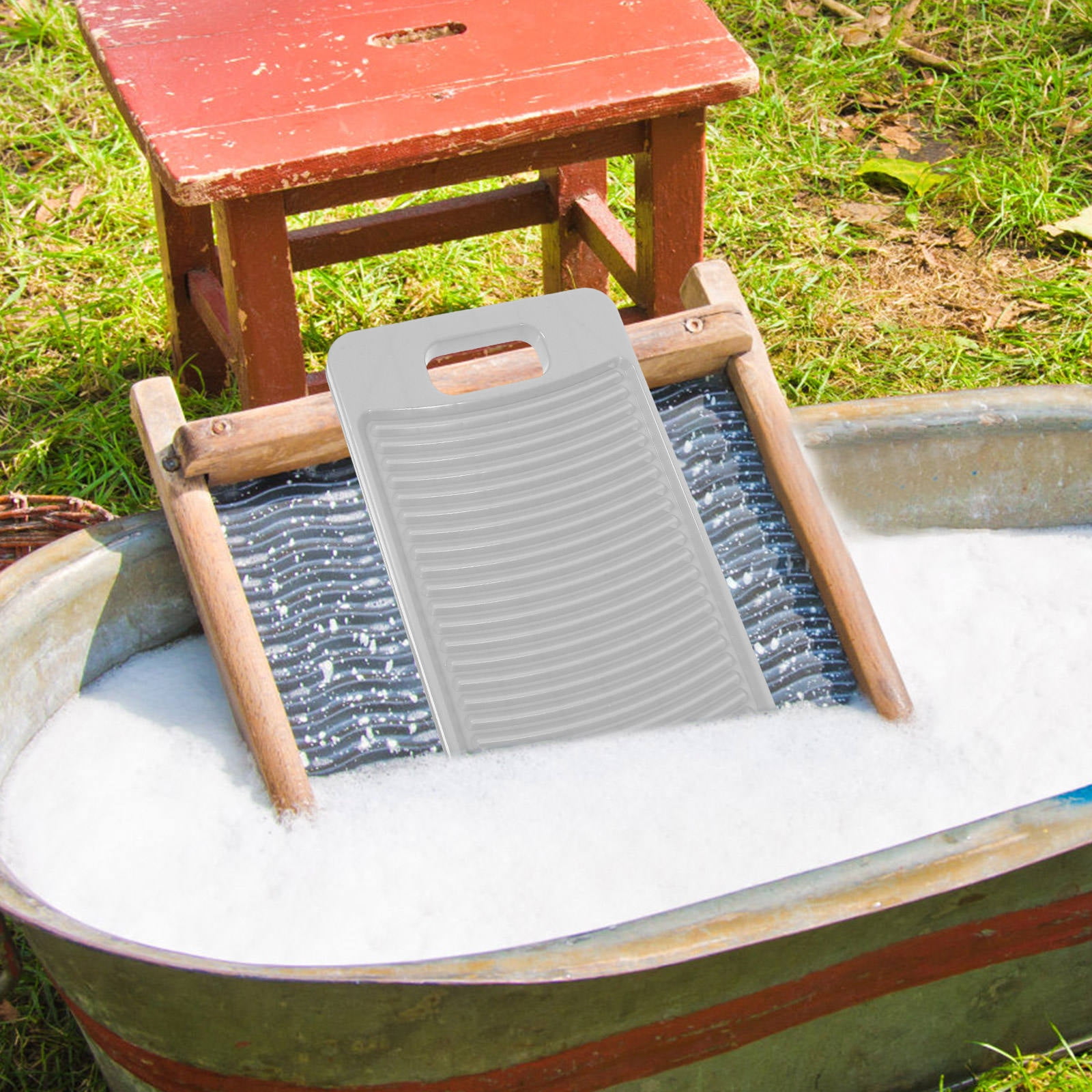 MLINS 2pcs Mini Washboard Portable Hand-Held Wash Board For Underwear ...