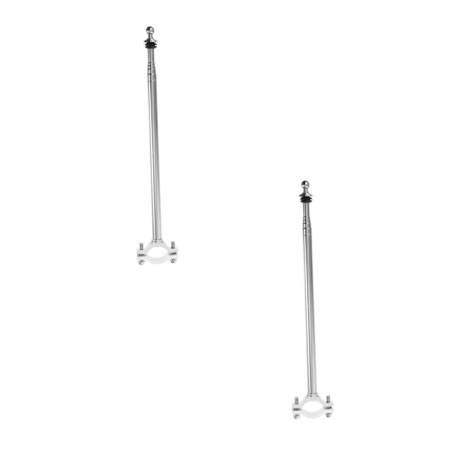 MLINS 2pcs Motorcycle Flag Pole Bike Handlebar Flag Pole Bike Flag Pole ...