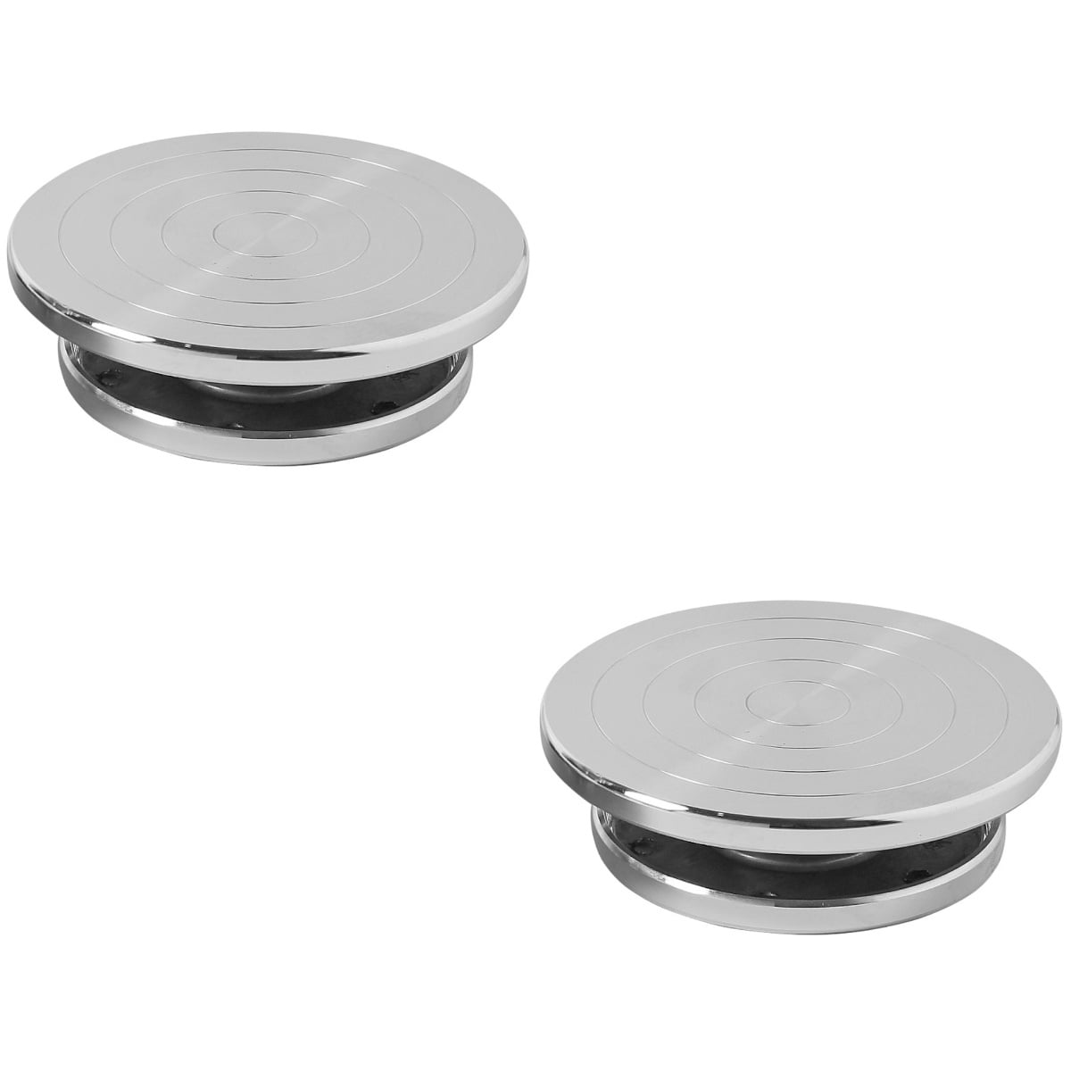 MLINS 2pcs Multi-use Clay Turntable Rotation Base Pottery Rotary Plate ...