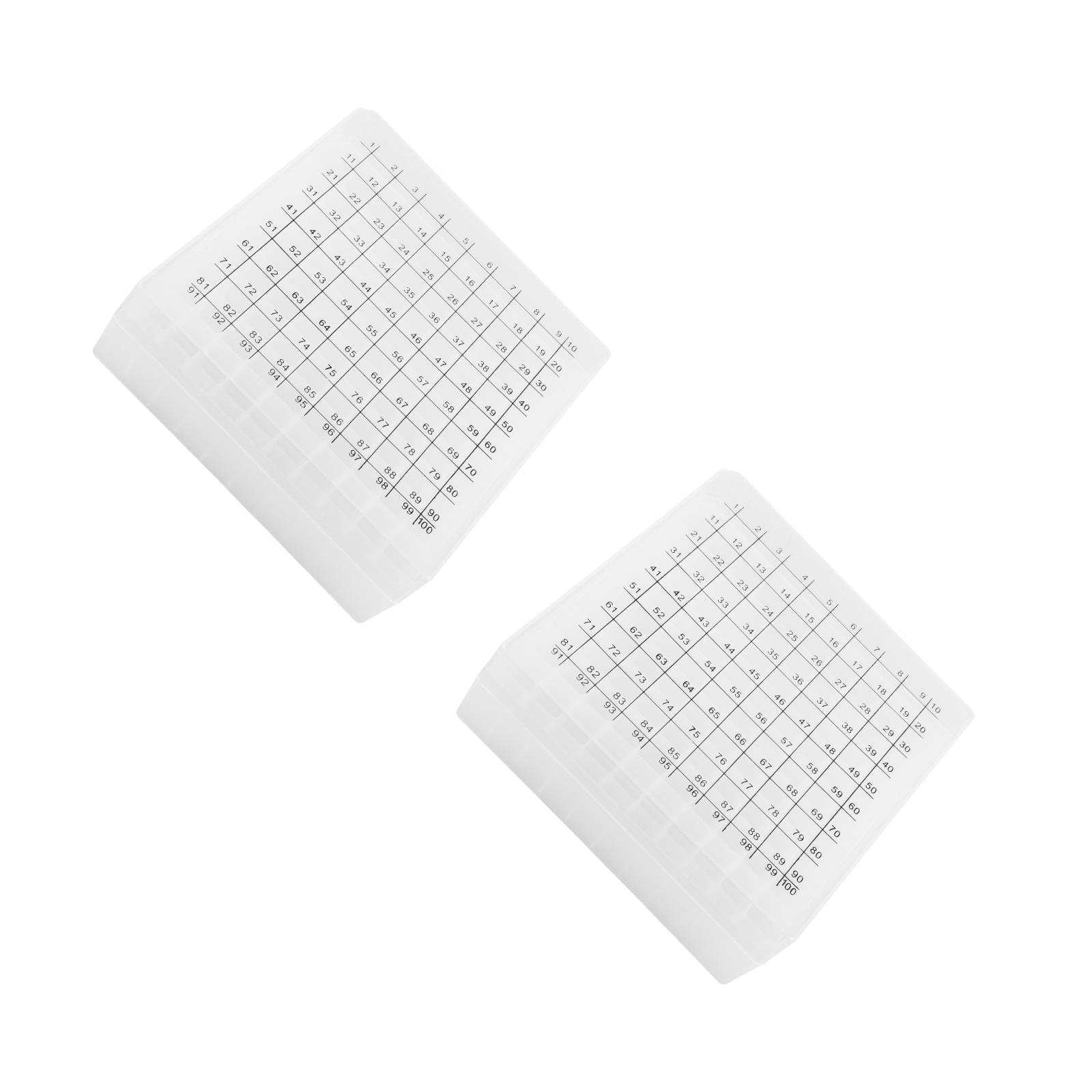 MLINS 2pcs Numbered Test Tube Holder Freezer Tube Holder Easy Sample ...