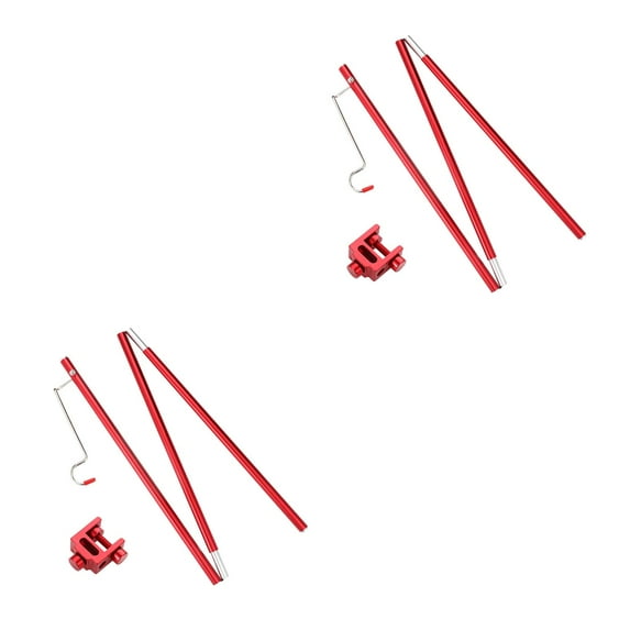 MLINS 2pcs Outdoor Table Lantern Stand Camping Folding Lamp Stand ...