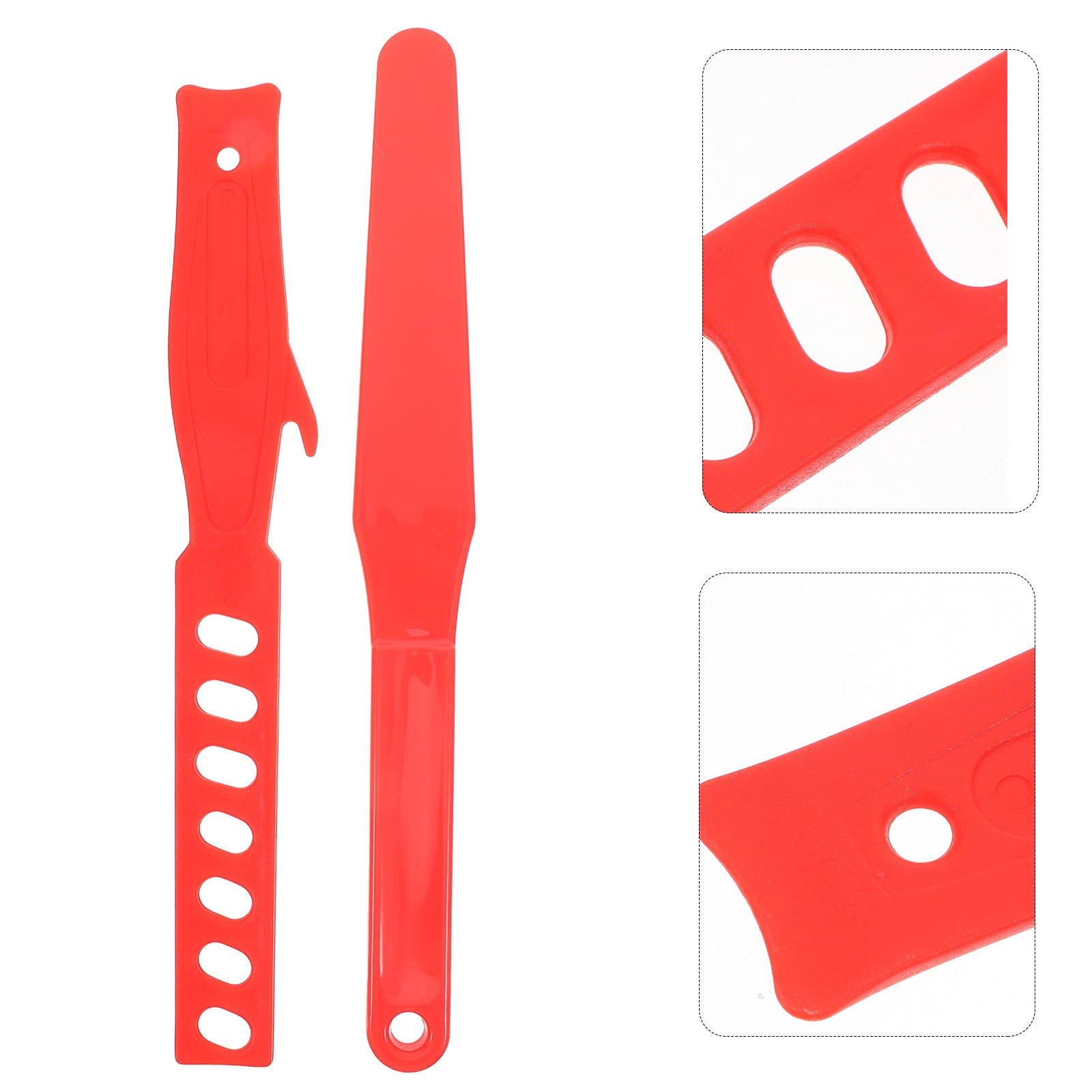 MLINS Red Durable Plastic Paint Mixing Scraper for Home Use Easy to ...