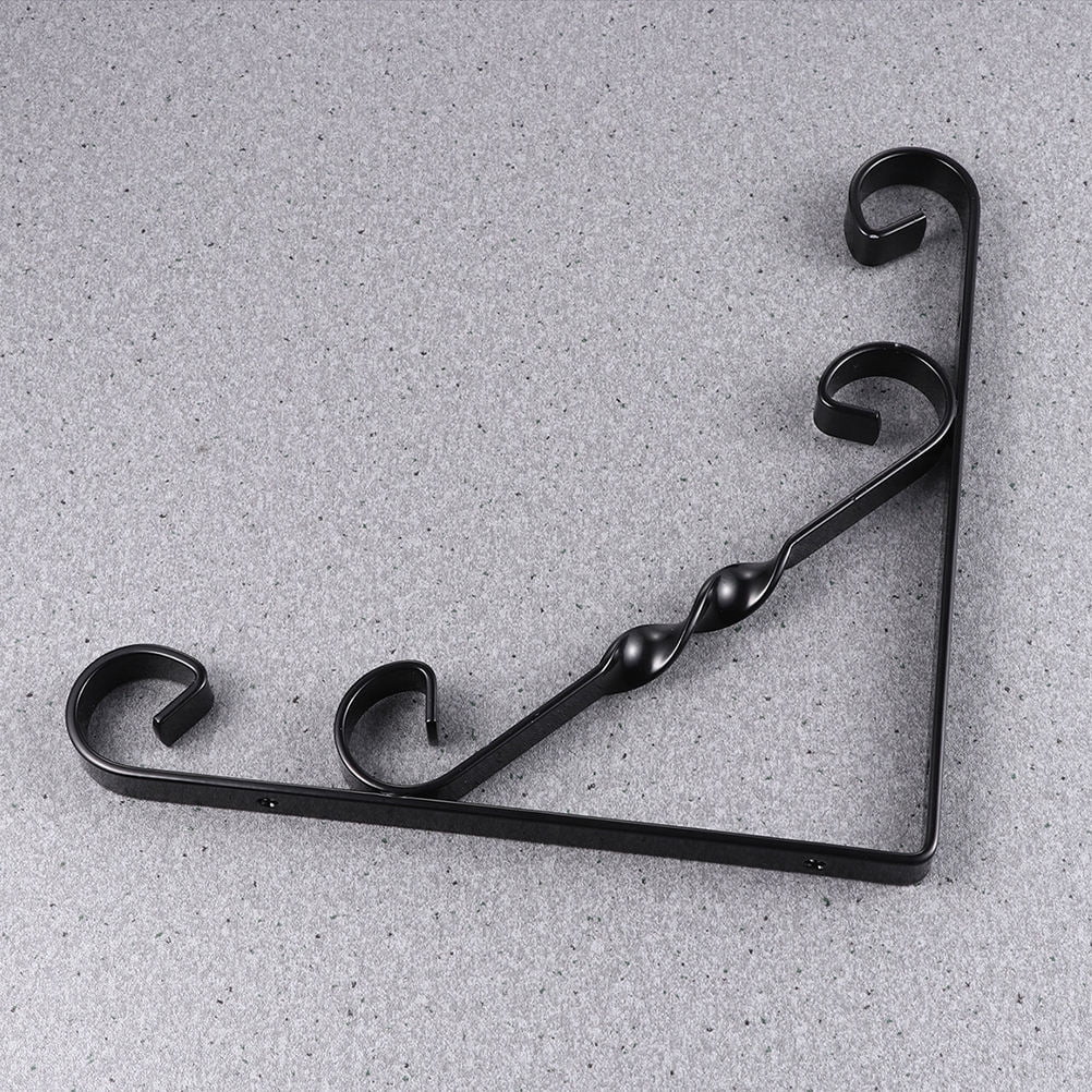 MLINS 2pcs Plant Iron Racks with Flower Pot Holder with Hook and Floral ...