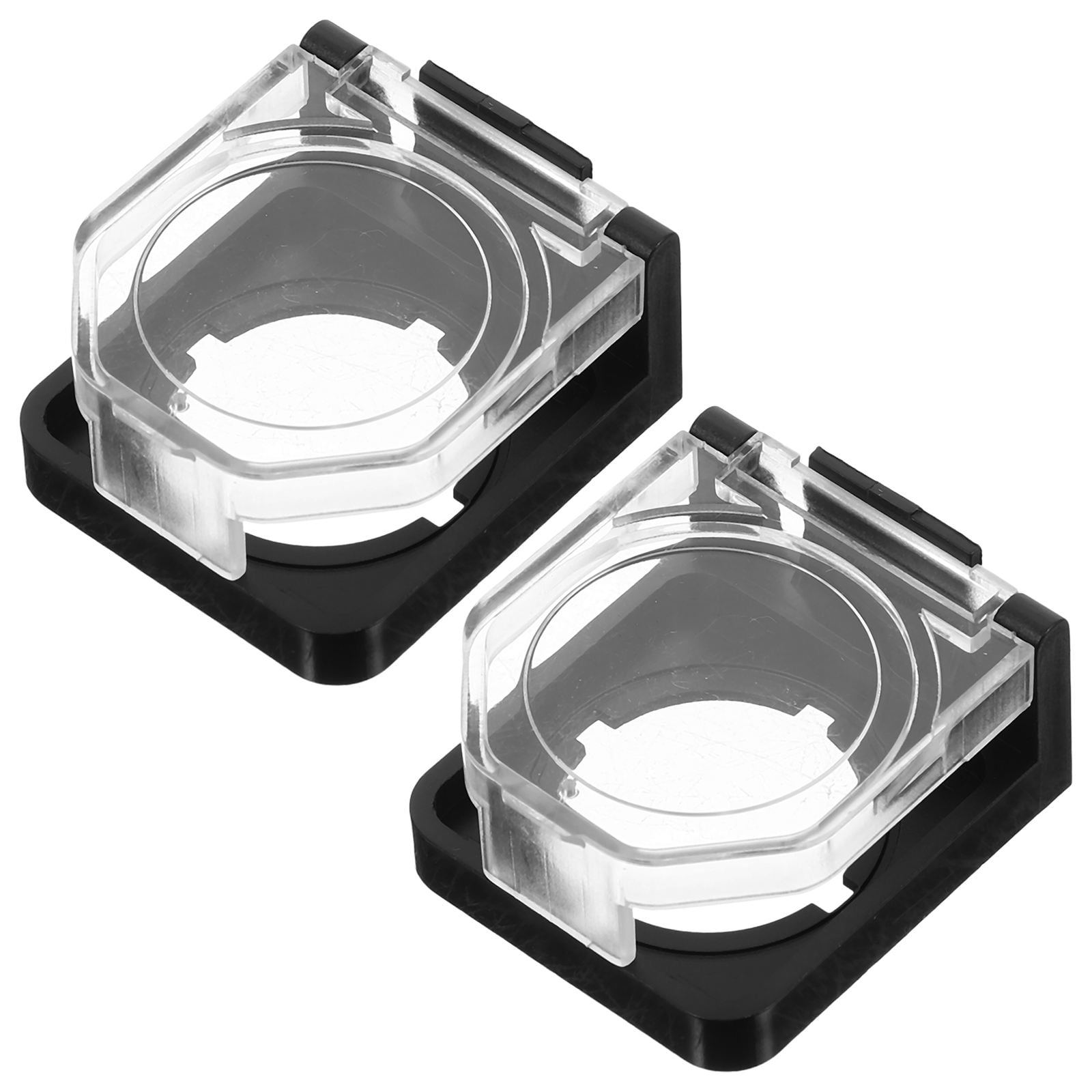 MLINS 2pcs Plastic Push Button Cover Plastic Switch Cover Guard Switch ...