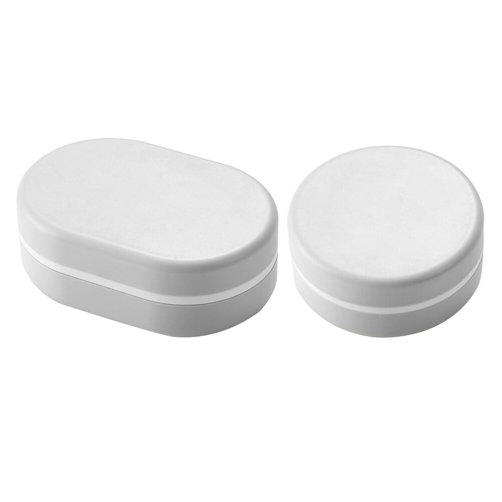 MLINS 2pcs Portable Waterproof Soap Boxes Simple Travel Seal Soap Cases ...
