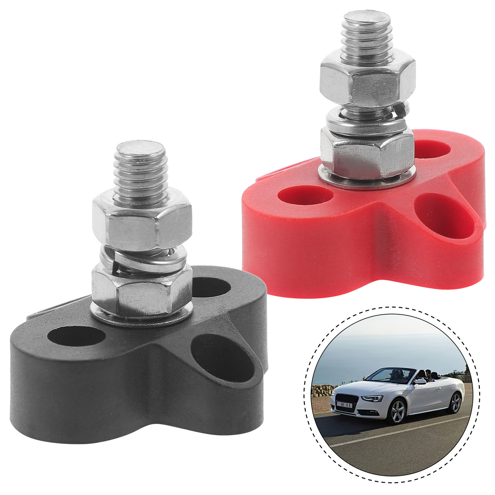 MLINS 2pcs Power Distribution Block Power Junction Posts Automotive ...