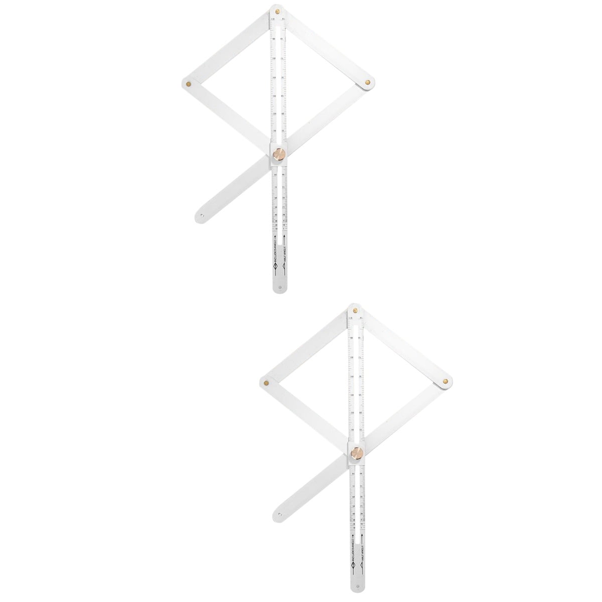 MLINS 2pcs Protractor Angle Finder Angle Gauge Miter Gauge Long Corner ...