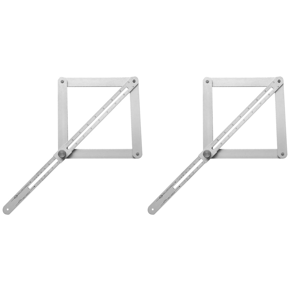MLINS 2pcs Protractor Angle Finder Angle Gauge Miter Gauge Short Corner ...
