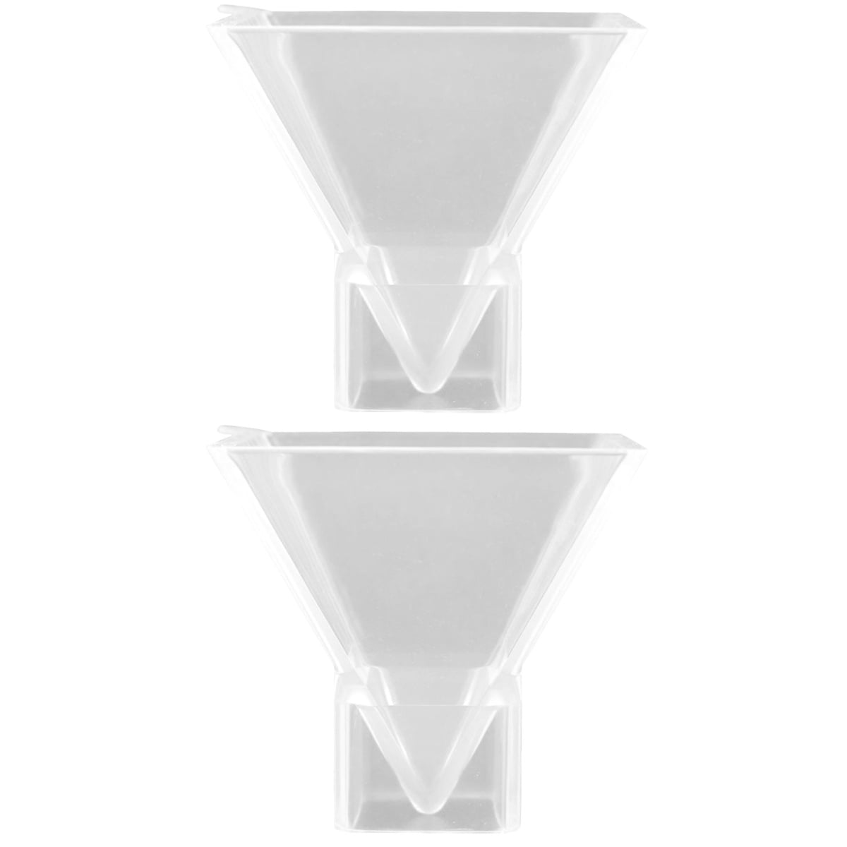 MLINS 2pcs Pyramid Modeling Mold DIY Epoxy Resin Mold Pyramid Ornament ...