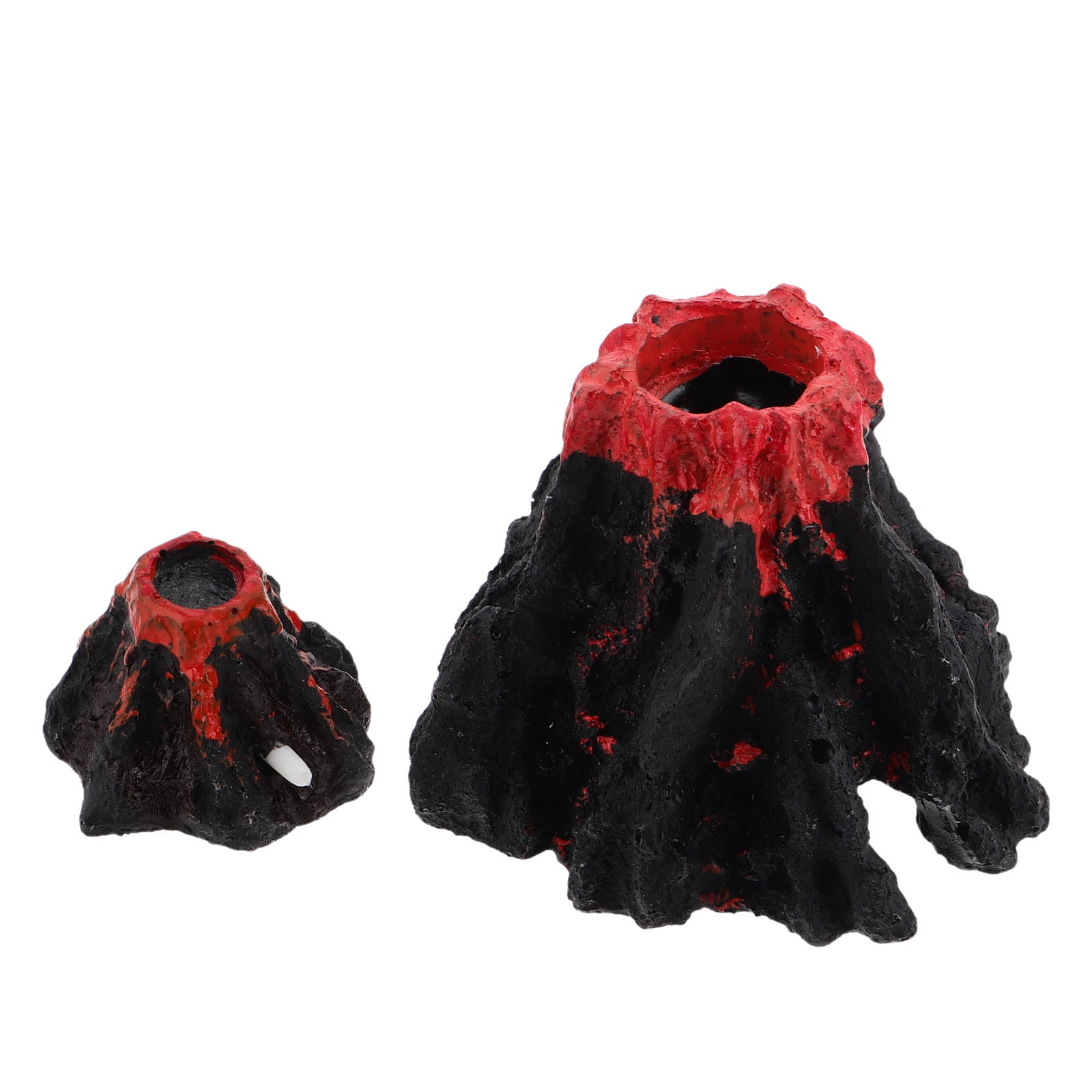 MLINS 2pcs Realistic Mini Volcano Model Resin Volcano Ornament ...